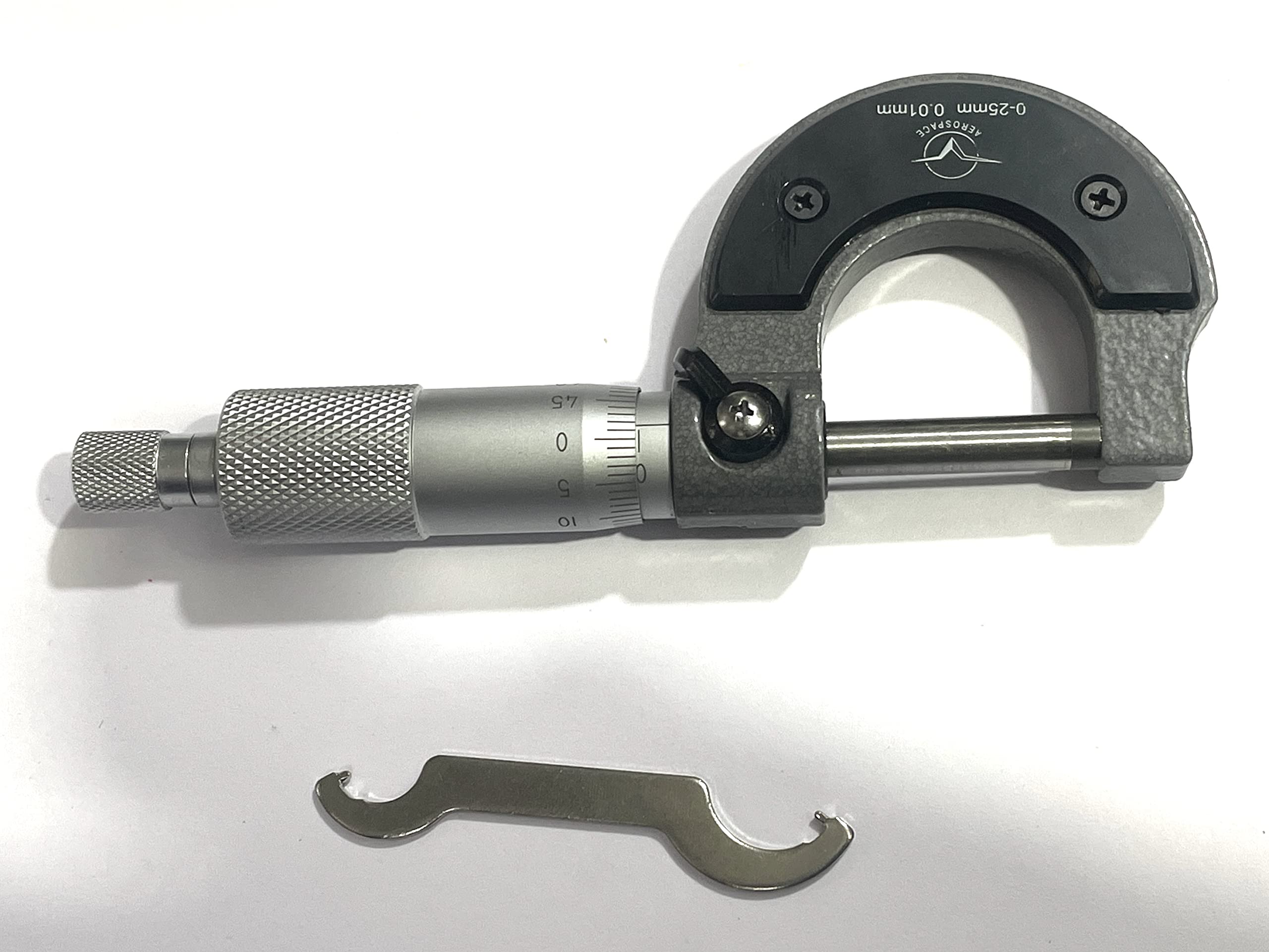 OMX 1 PC, Steel Precision Micrometer 0-25mm/0.001mm Outside Micrometer ...