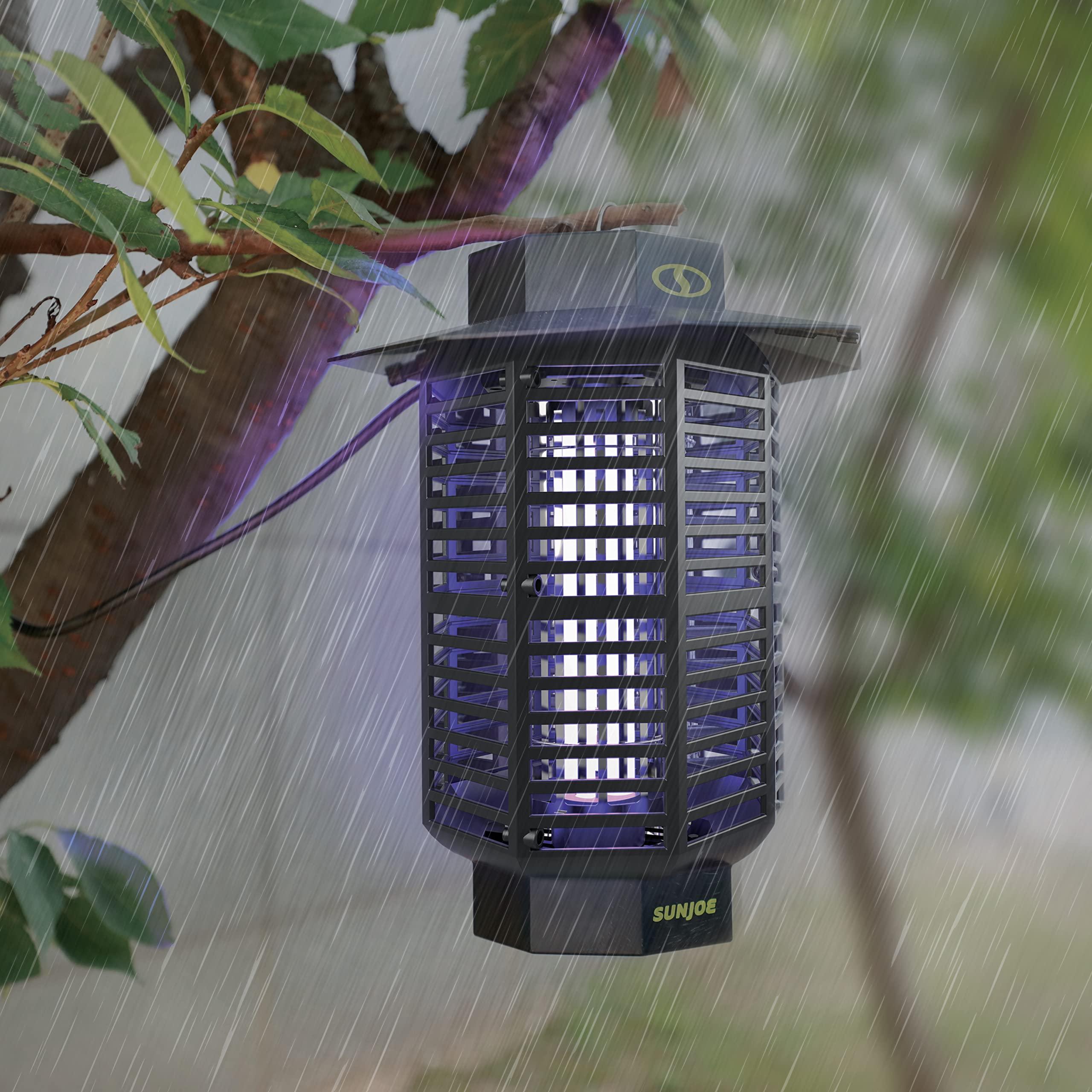 Sun Joe SJ-BZ18W 18-Watt UV Indoor/Outdoor Bug Zapper, 1600 sq ft ...