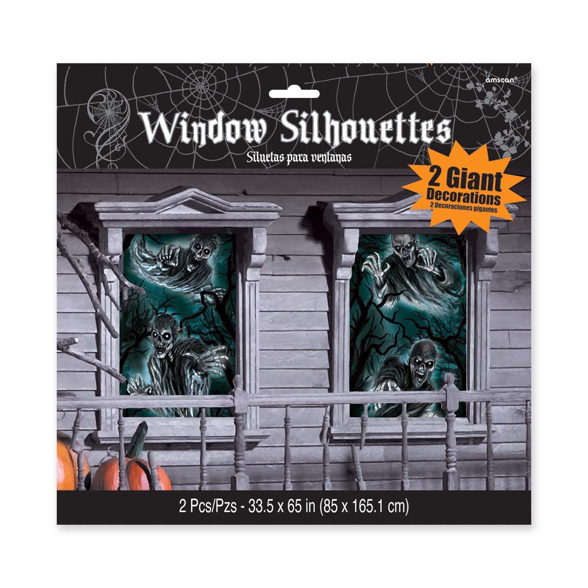 Amazon.com: Amscan Haunted House Windows Silhouettes : Toys & Games