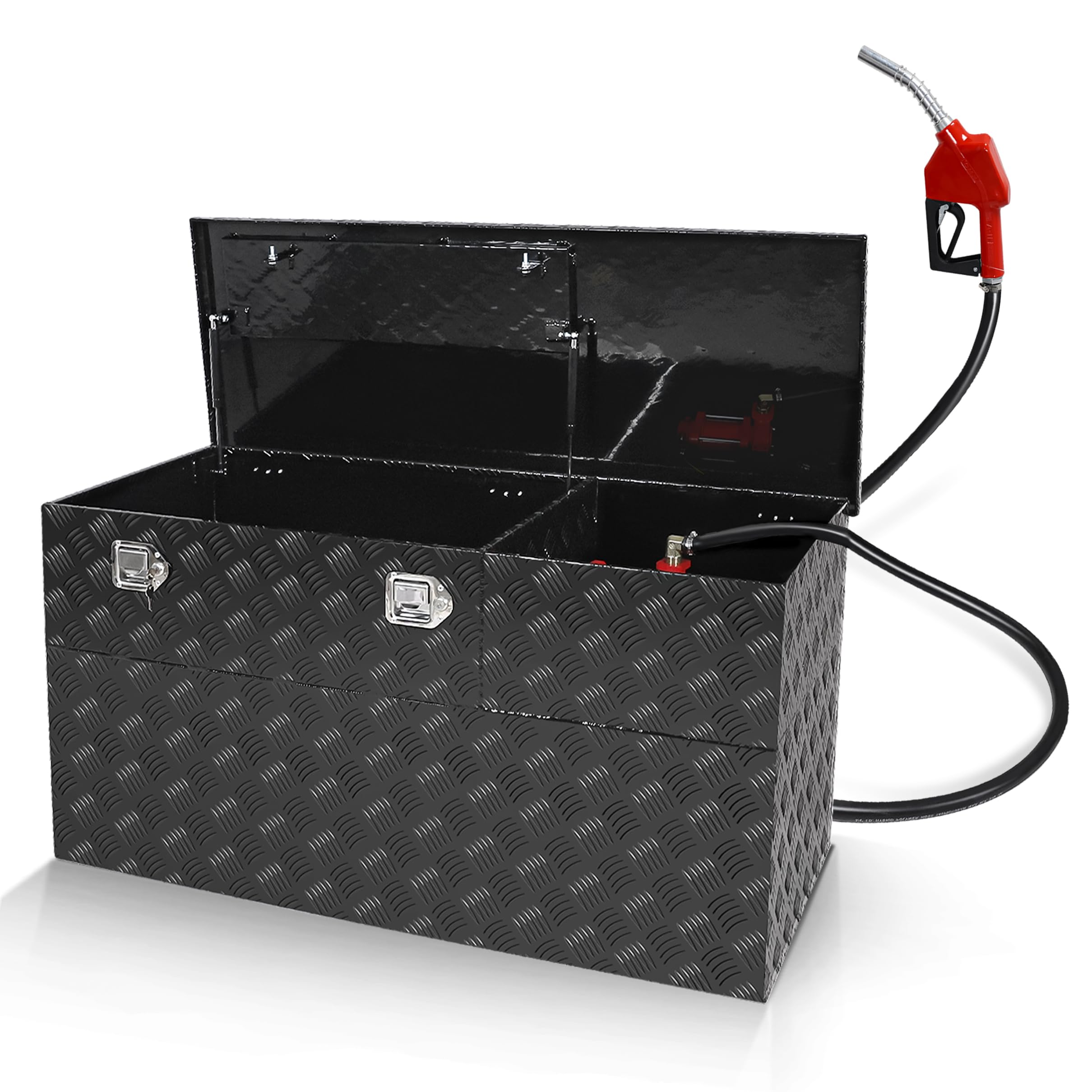 Amazon.com: 60-Gallon Fuel Tank Tool Box Combo/Auxiliary Tank/Aluminum ...