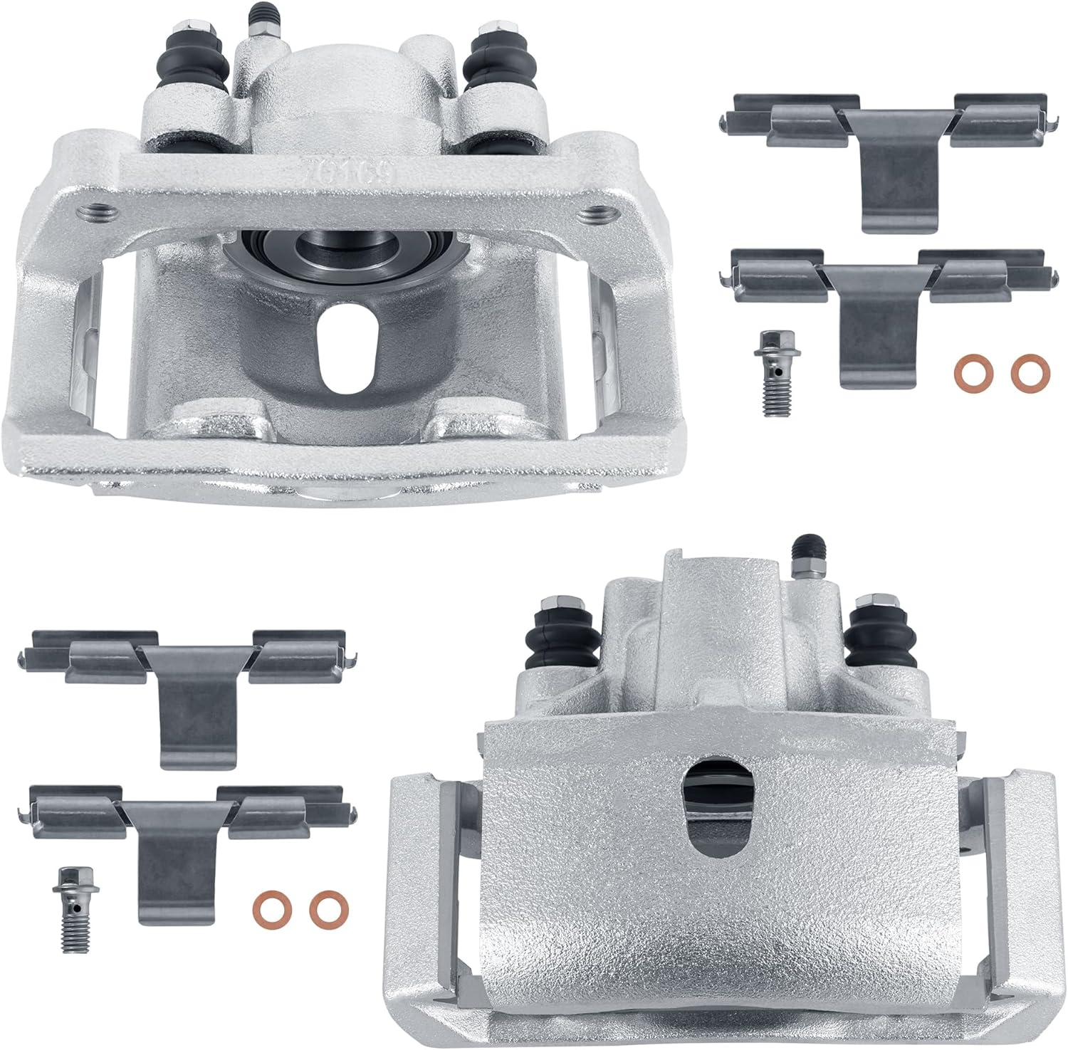 Amazon.com: EVERESTWAY Pair Rear Disc Brake Calipers Assembly w/Bracket ...
