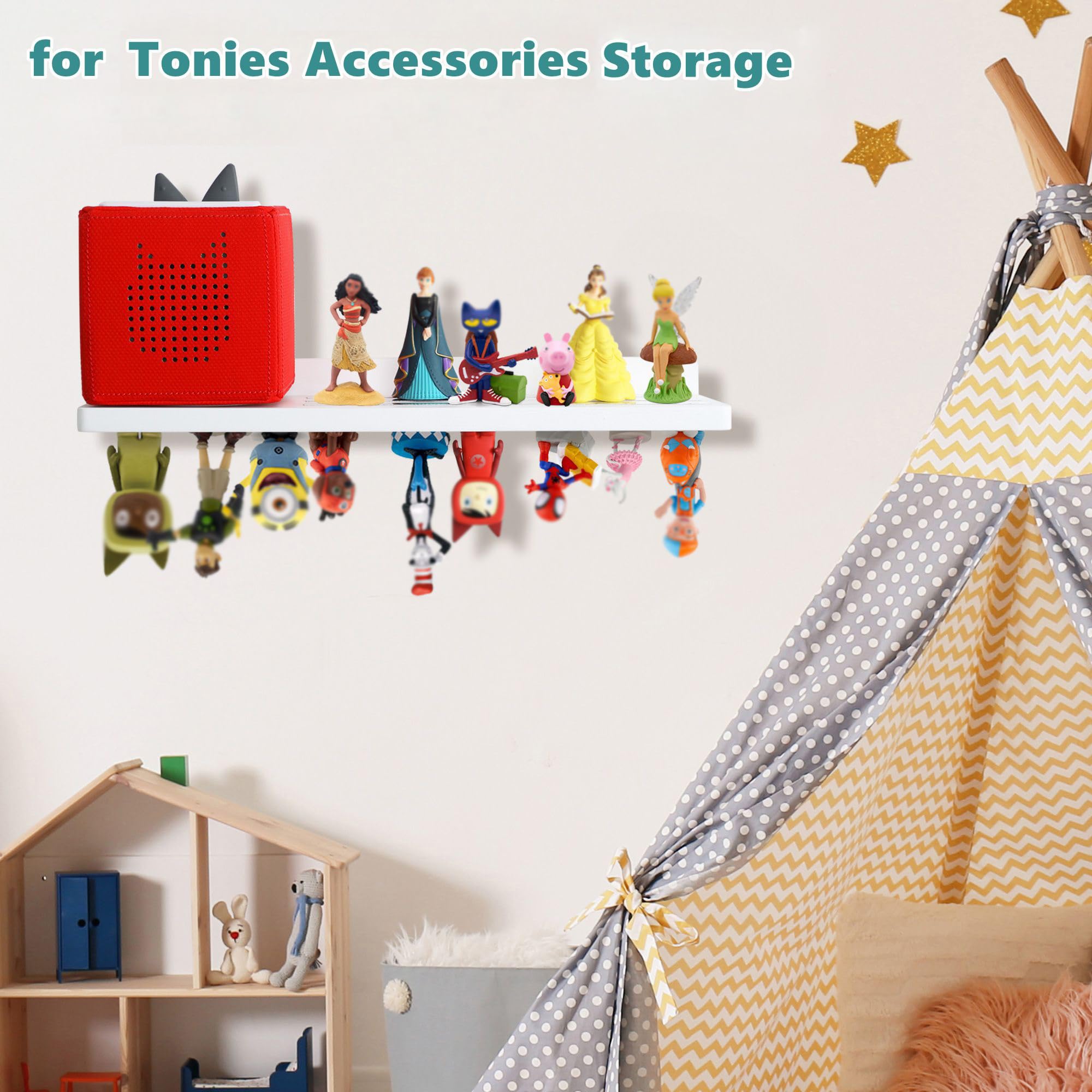 Wall Shelf Unit Tonies Shelf Magnetic For Toniebox Figures, Storage ...