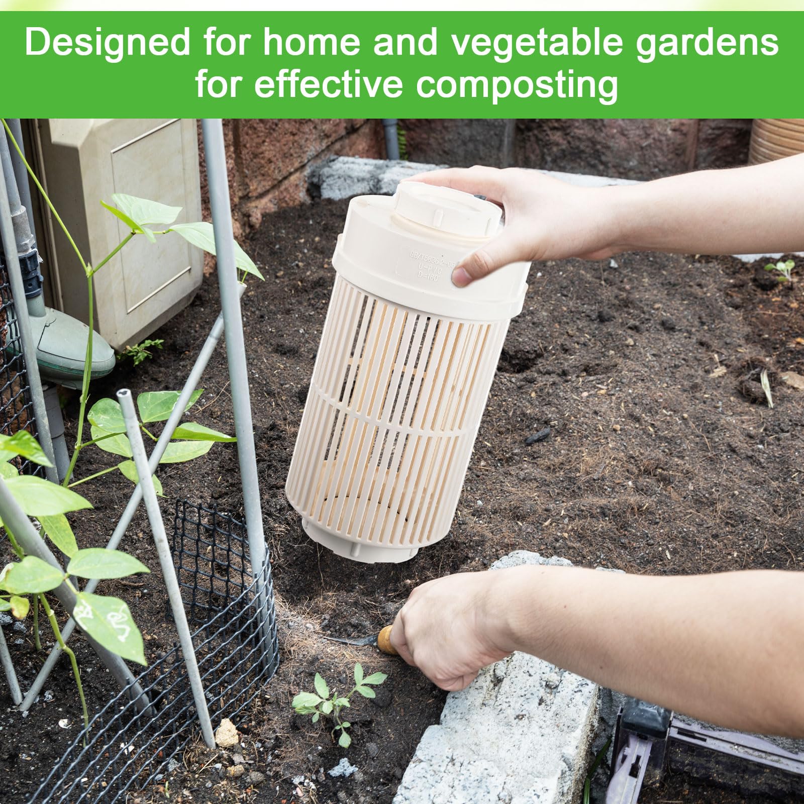 Snapklik.com : Blosssound 2 Pcs Inground Worm Composter Outdoor Farm ...