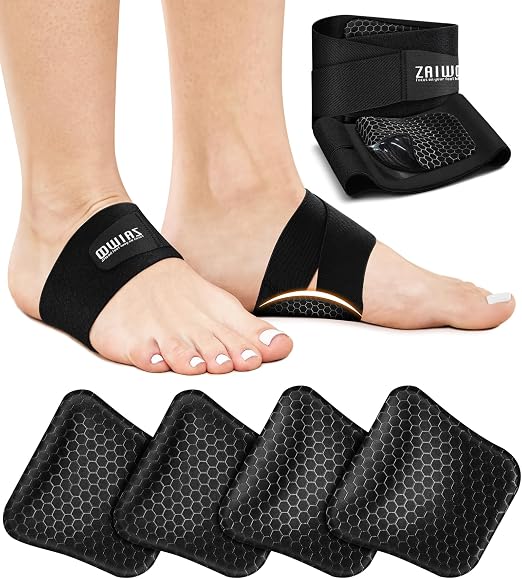Amazon.com: ZAIWOO Wearable Arch Support Inserts for Women & Men – 2 ...