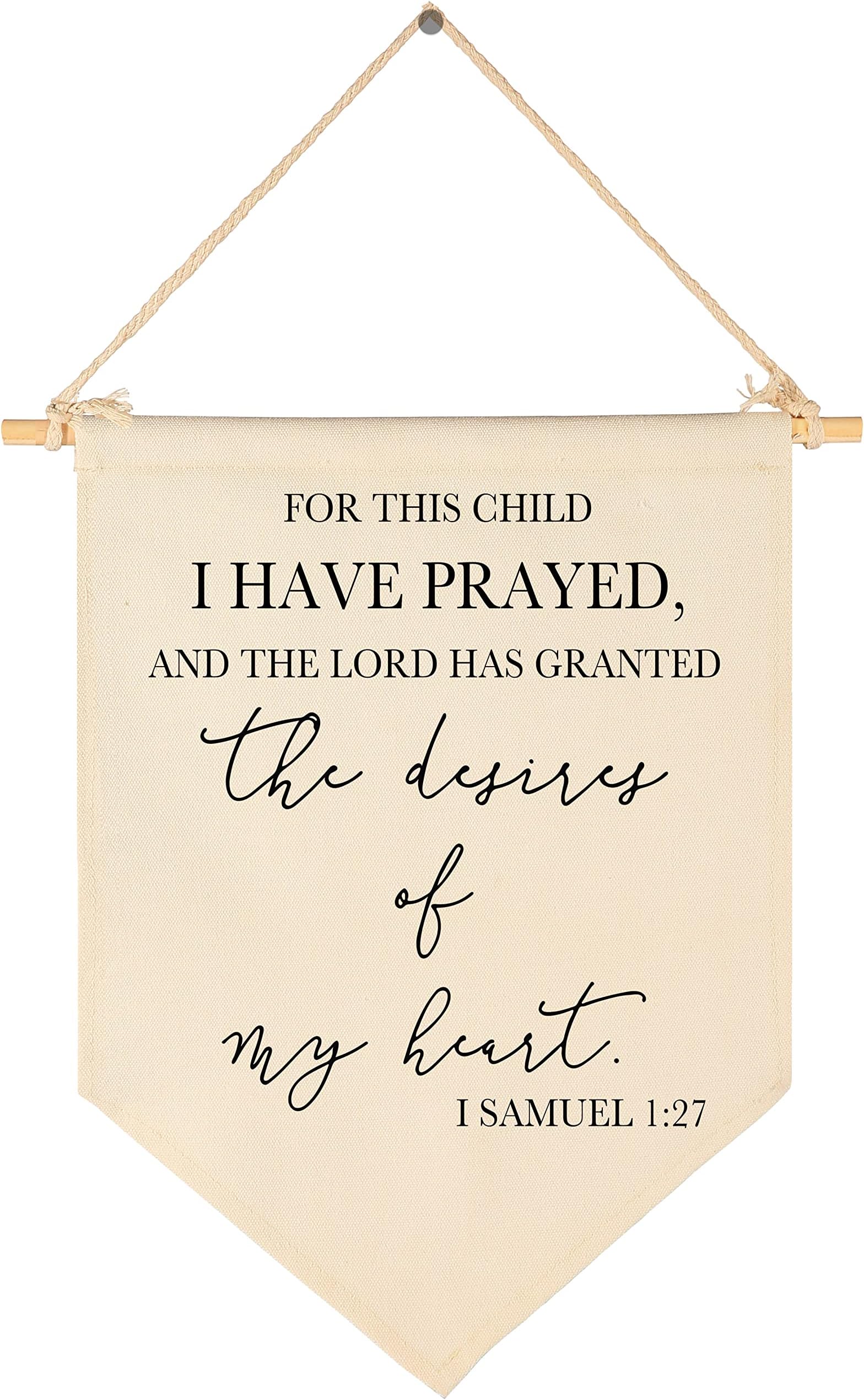 Amazon.com : Bible Verse Banner Decor-Botanical Scripture Art-Baptism ...