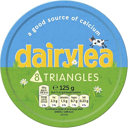 Dairylea Cheese Triangles 8 Pack, 125g : Amazon.co.uk: Grocery
