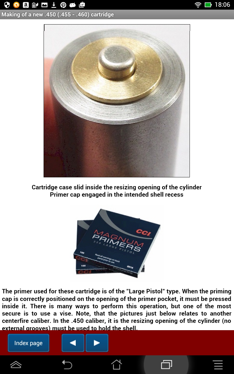 Reloading new .450 (.455) black powder cartridges - App on Amazon Appstore