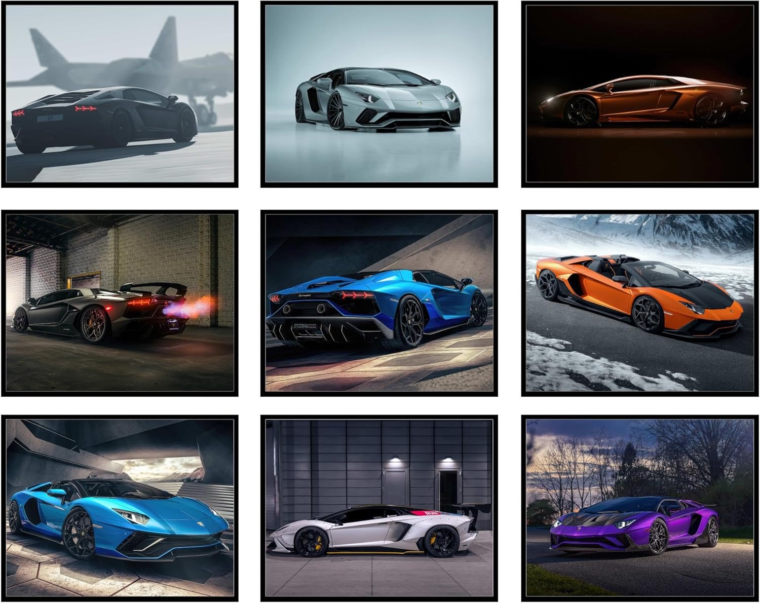 BigWig Prints Lamborghini Poster - Lamborghini Aventador Poster, Cool ...