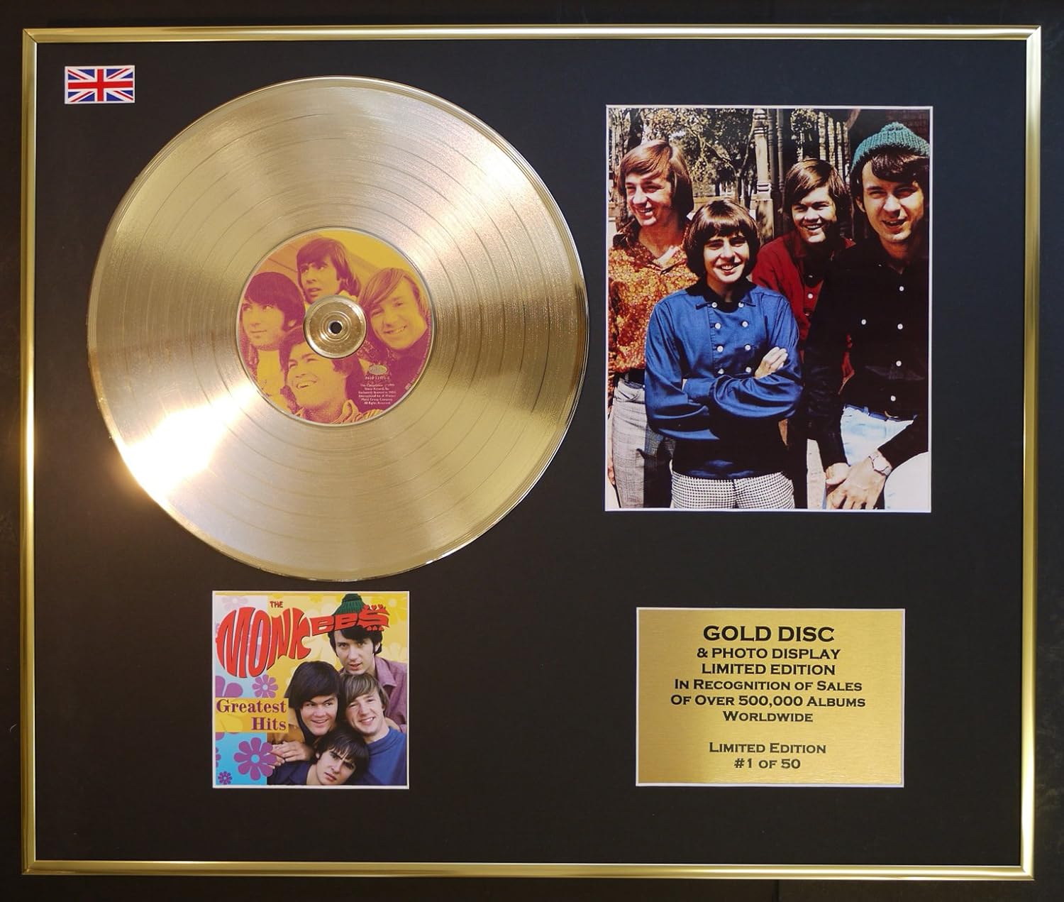 Amazon.com: THE MONKEES/CD GOLD DISC & PHOTO DISPLAY/LTD. EDITION/COA ...