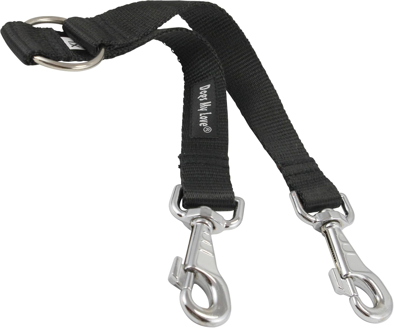 Amazon.com : 10" Long Nylon 2-Way Double Dog Leash - Two Dog Coupler ...