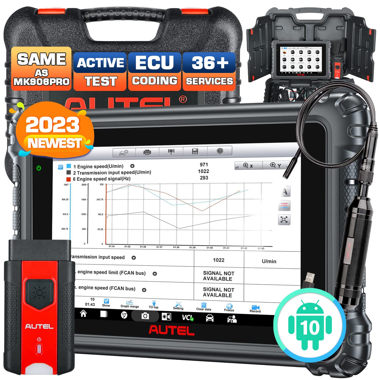 Buy AutelMaxiSys MS906 Pro Diagnostic Scan Tool, 2022 New Model of MS906/ MS906BT, Advanced ECU ...