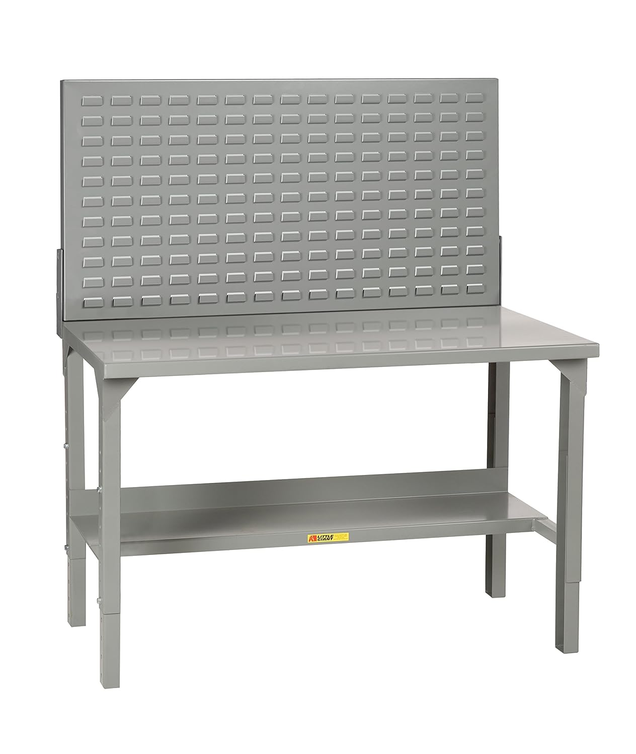 Little Giant WA-2872-LP Welded Workbenches with Backstops and Louvered ...