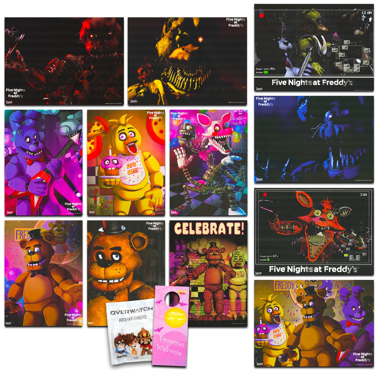 Buy Five Nights at Freddy's s for Bedroom - FNAF Room Decor Bundle with ...