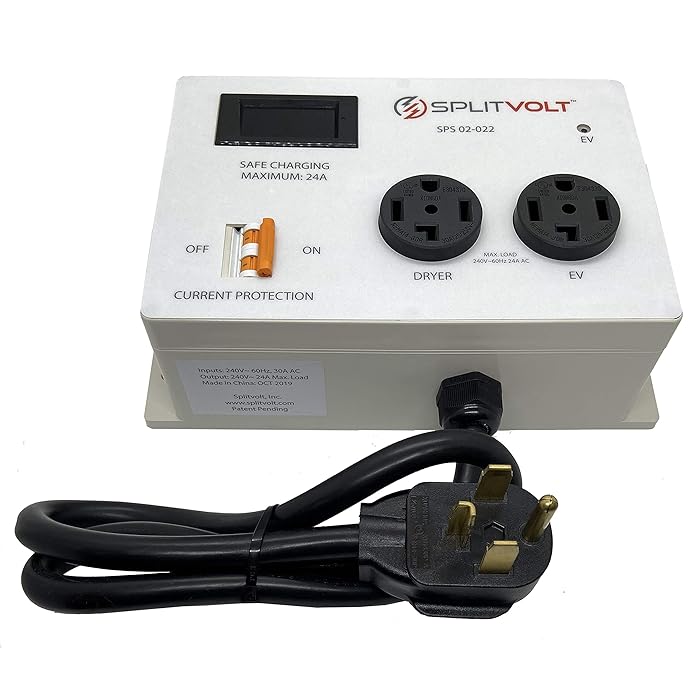 Buy Splitvolt NEMA 14-30/14-30 Splitter Switch (TM) 14-30 Plug to Two ...