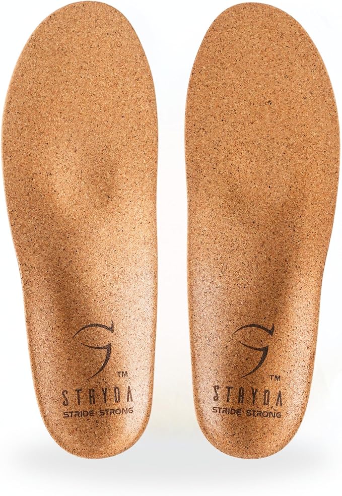 Amazon.com: STRYDA Soles 100% Cork Orthotic Insoles, Promote Natural ...