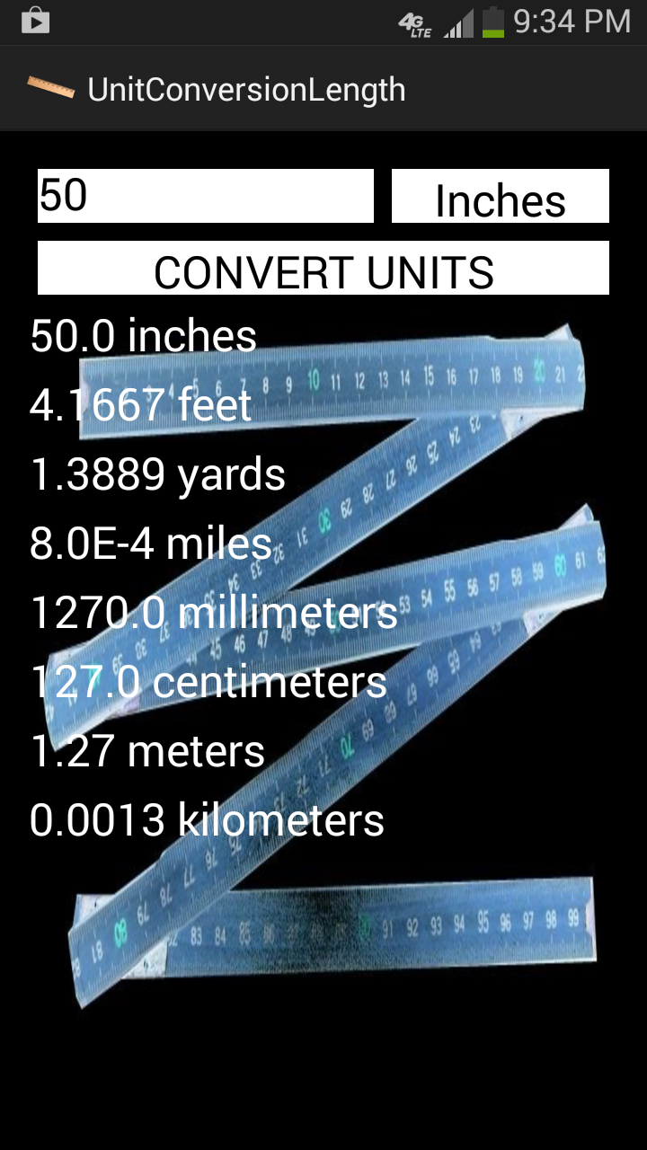 Unit Conversion - length - App on the Amazon Appstore