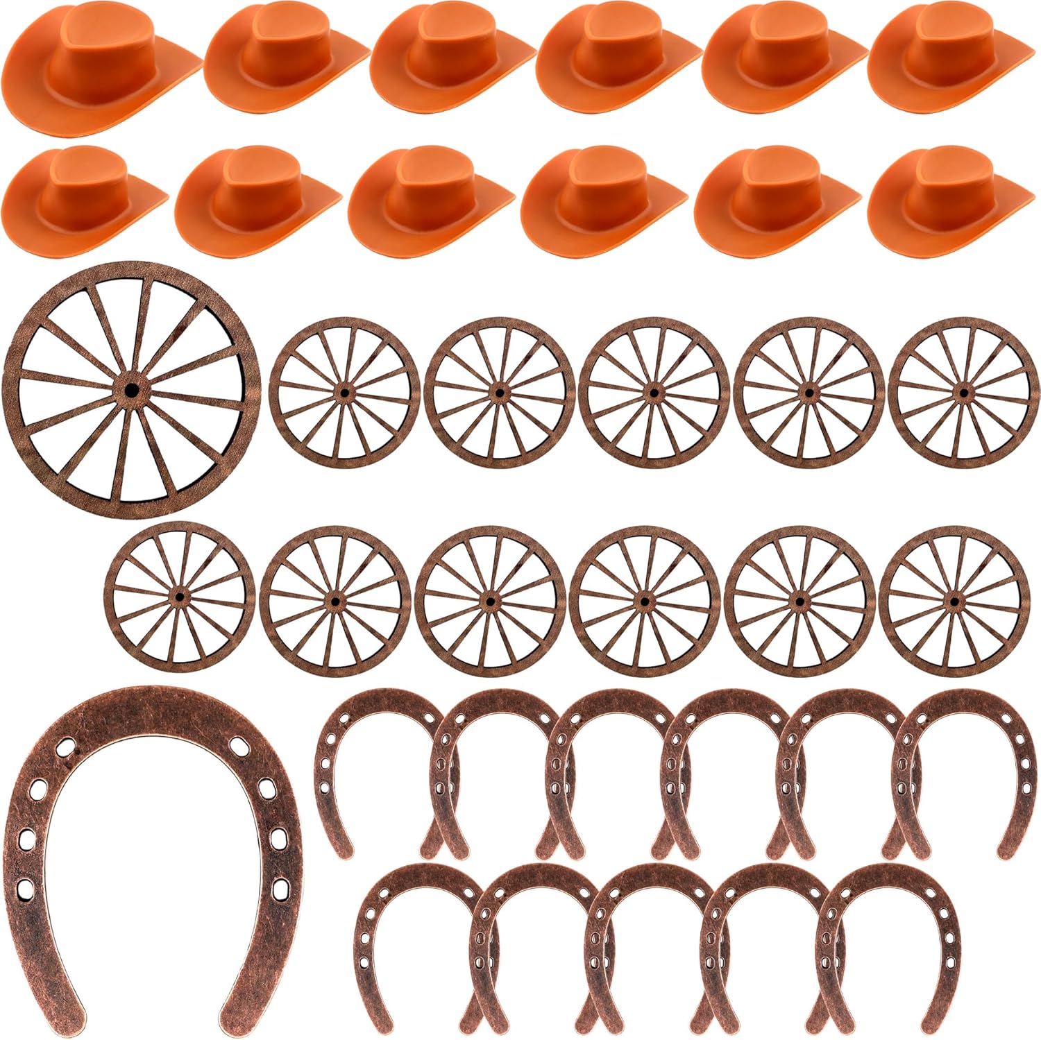 Amazon.com: Swakuta 36 Pcs Western Theme Party Decorations Set 12 Mini ...