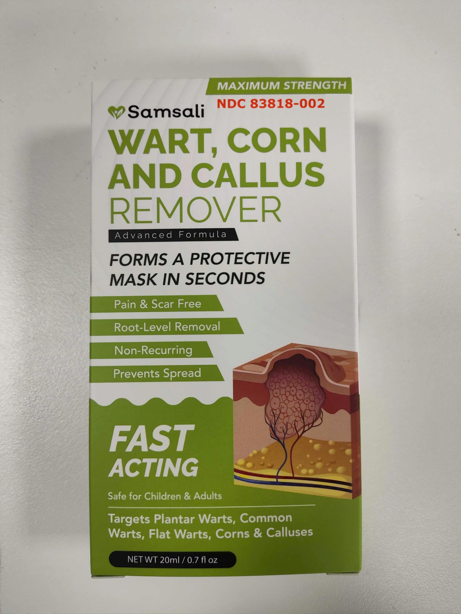 Amazon.com: Liquid Wart Remover with Salicylic Acid: 20ml Salicylic ...