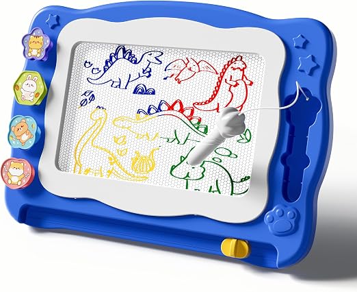Amazon.com: Large Magnetic Drawing Board for Toddlers, Magnetic Doodle ...