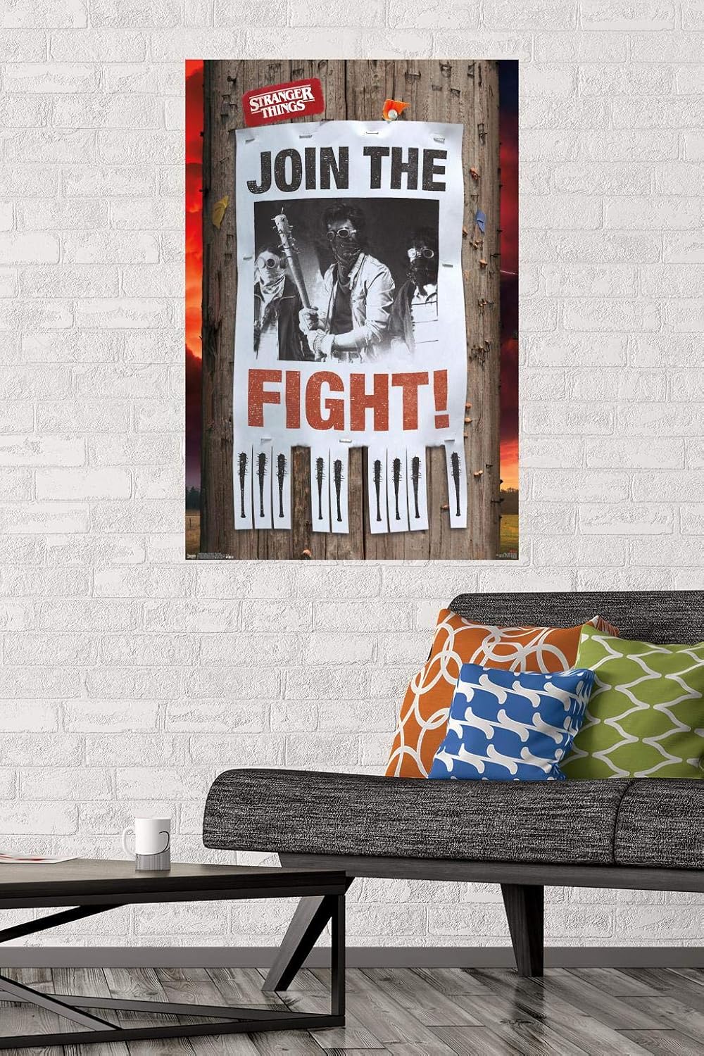 Trends International Netflix Stranger Things Season 2-The Fight Wall ...