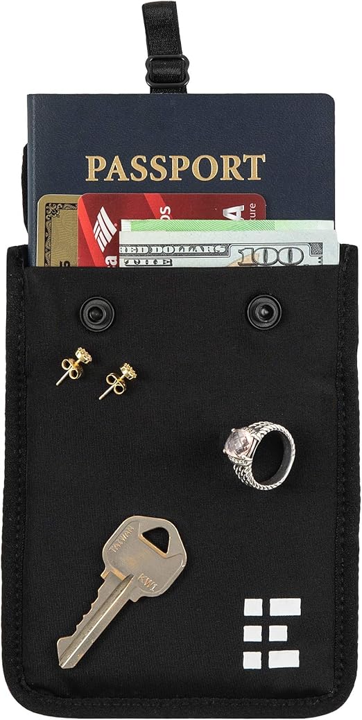 Amazon.com | Zero Grid Hidden Bra Wallet - Travel Pouch & Secret Pocket ...