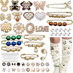 Amazon.com: Junk Sock Charms Kit - 68 Pcs Bling Charms for Socks - Gold ...