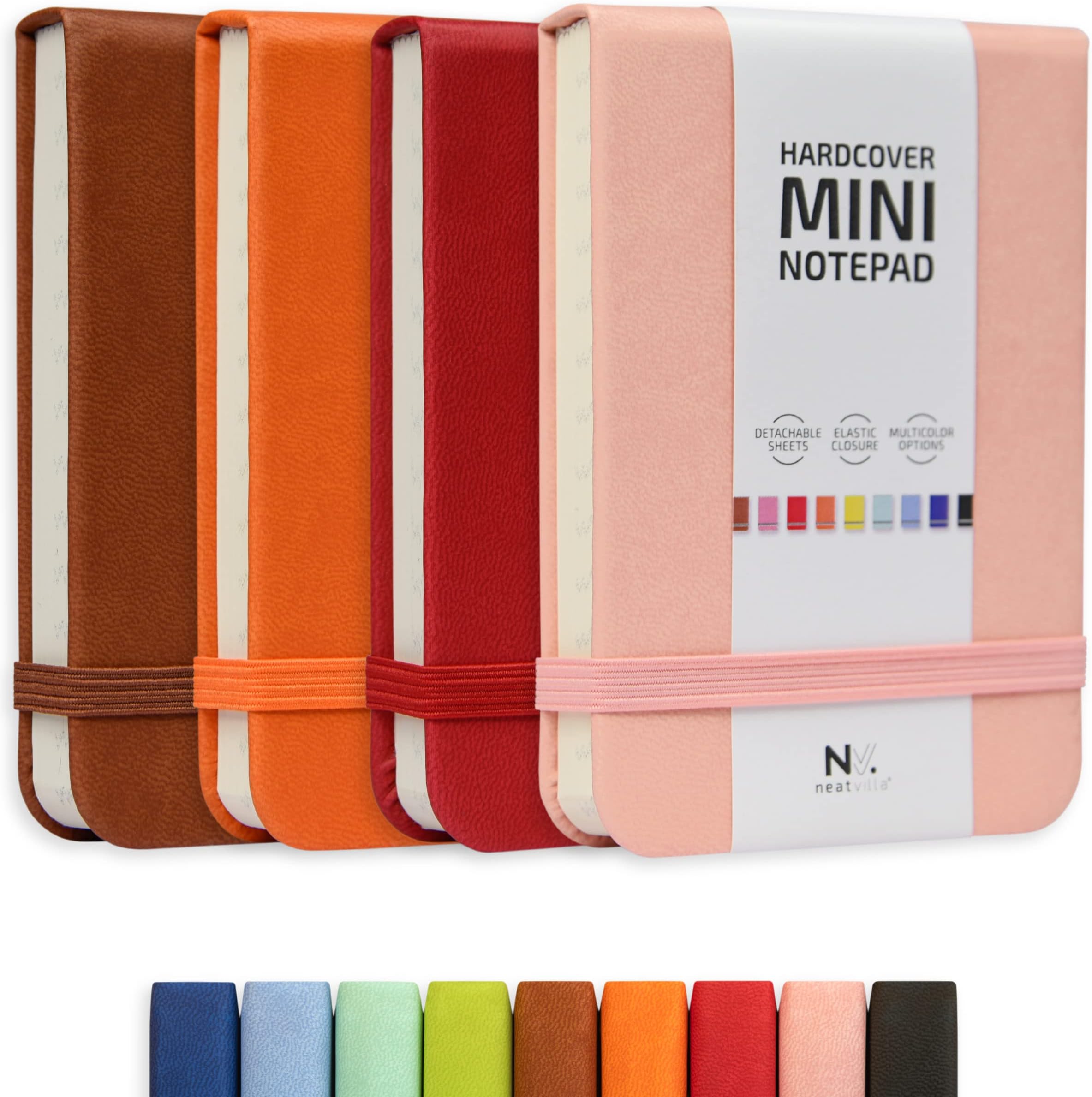 Amazon.com : NeatVilla Tiny Notebook 3x4 Small Notepad Pocket Size, A7 ...