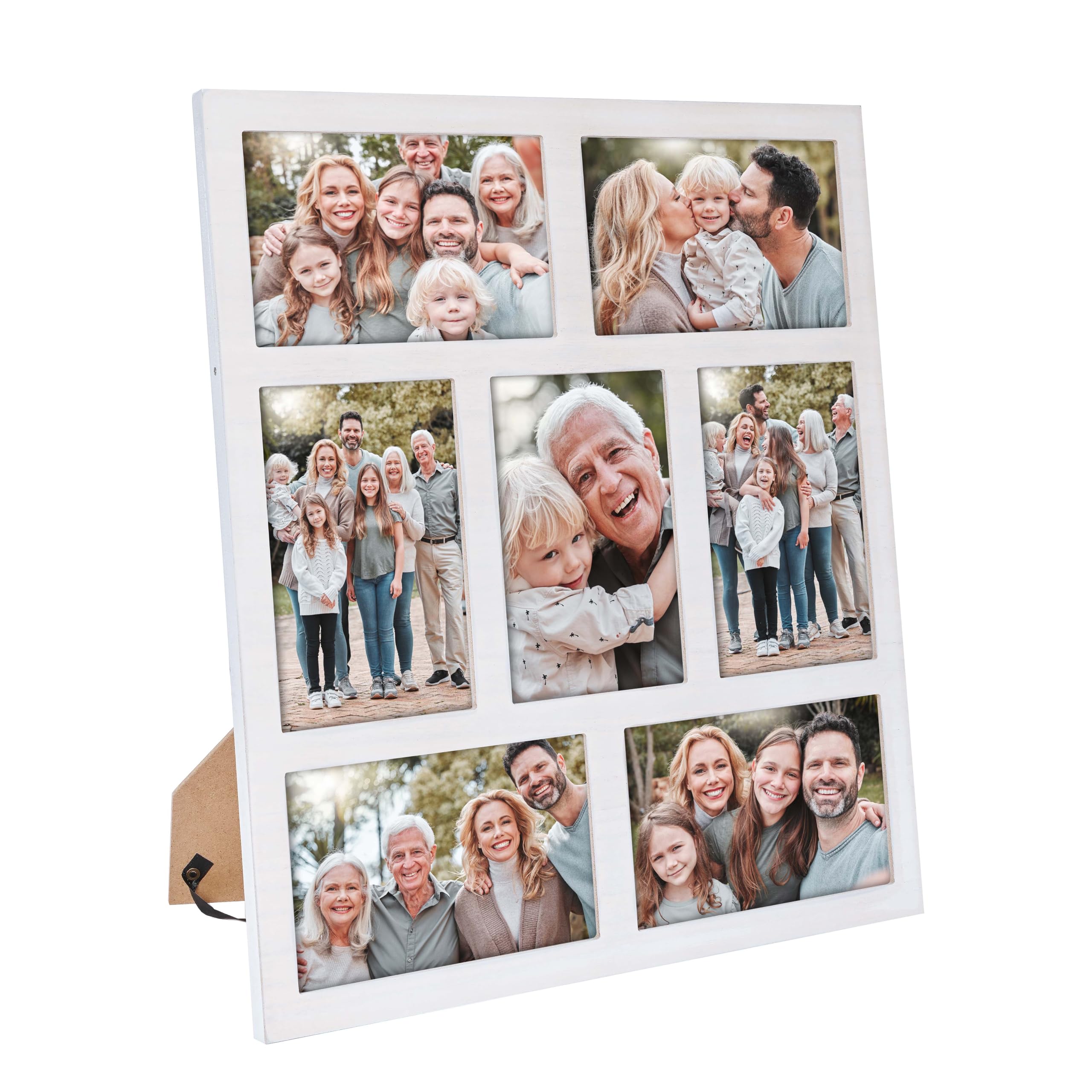 Donmills Photo Frame Collage 4x6 Photos Display - 7 Openings Photo ...