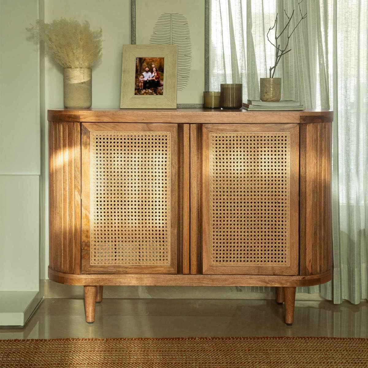 Corte Clasico Pol Poc Sheesham Wood Sideboard Cabinet for Living Room ...