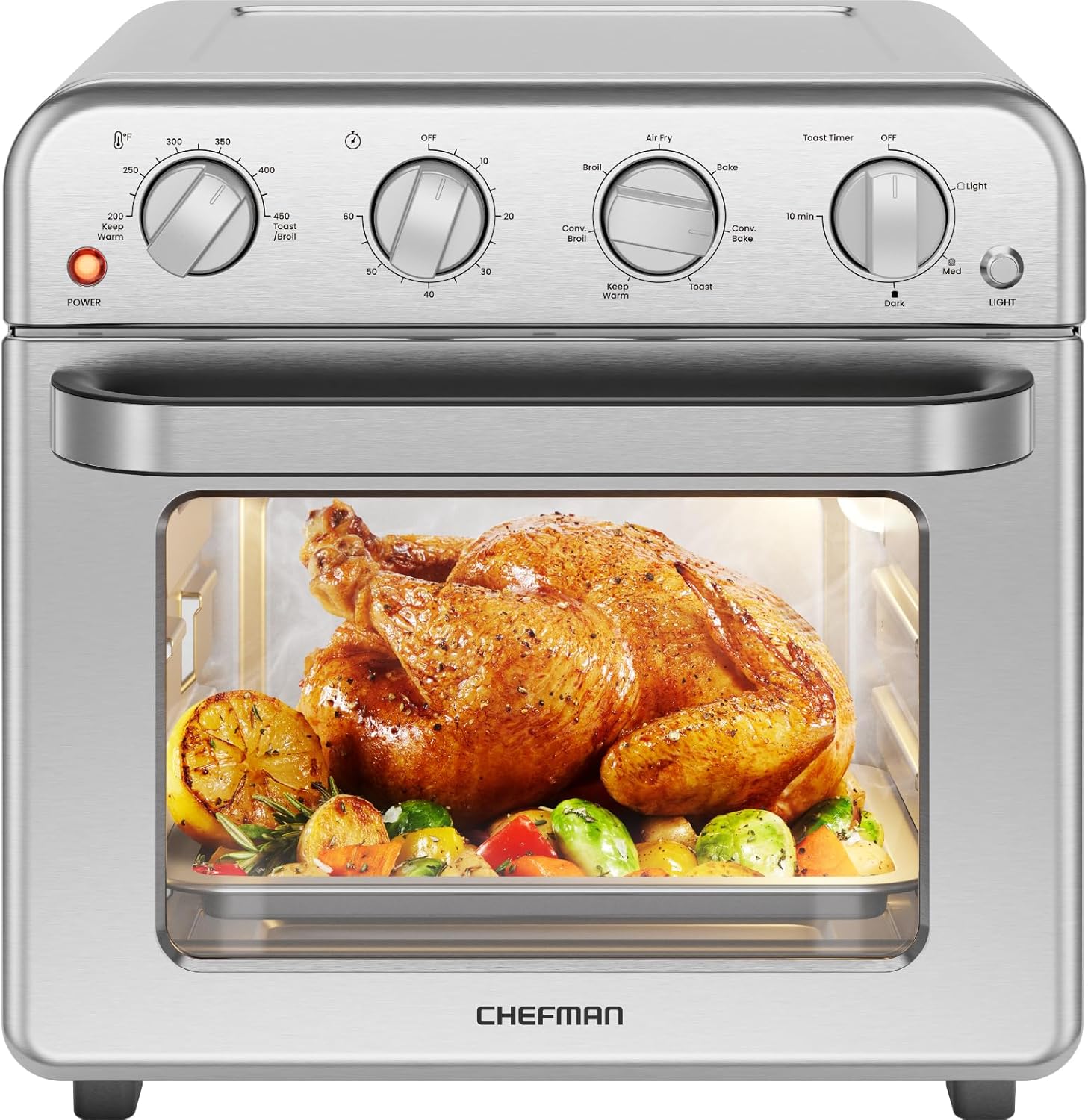 Amazon.com: Chefman Air Fryer Toaster Oven Combo, 7-in-1, Convection ...