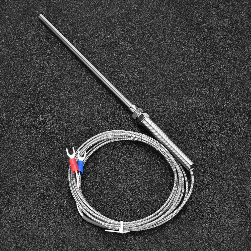 Buy Type K Thermocouple ，M8 Thread 150Mm Probe Temperature Sensor Wire ...