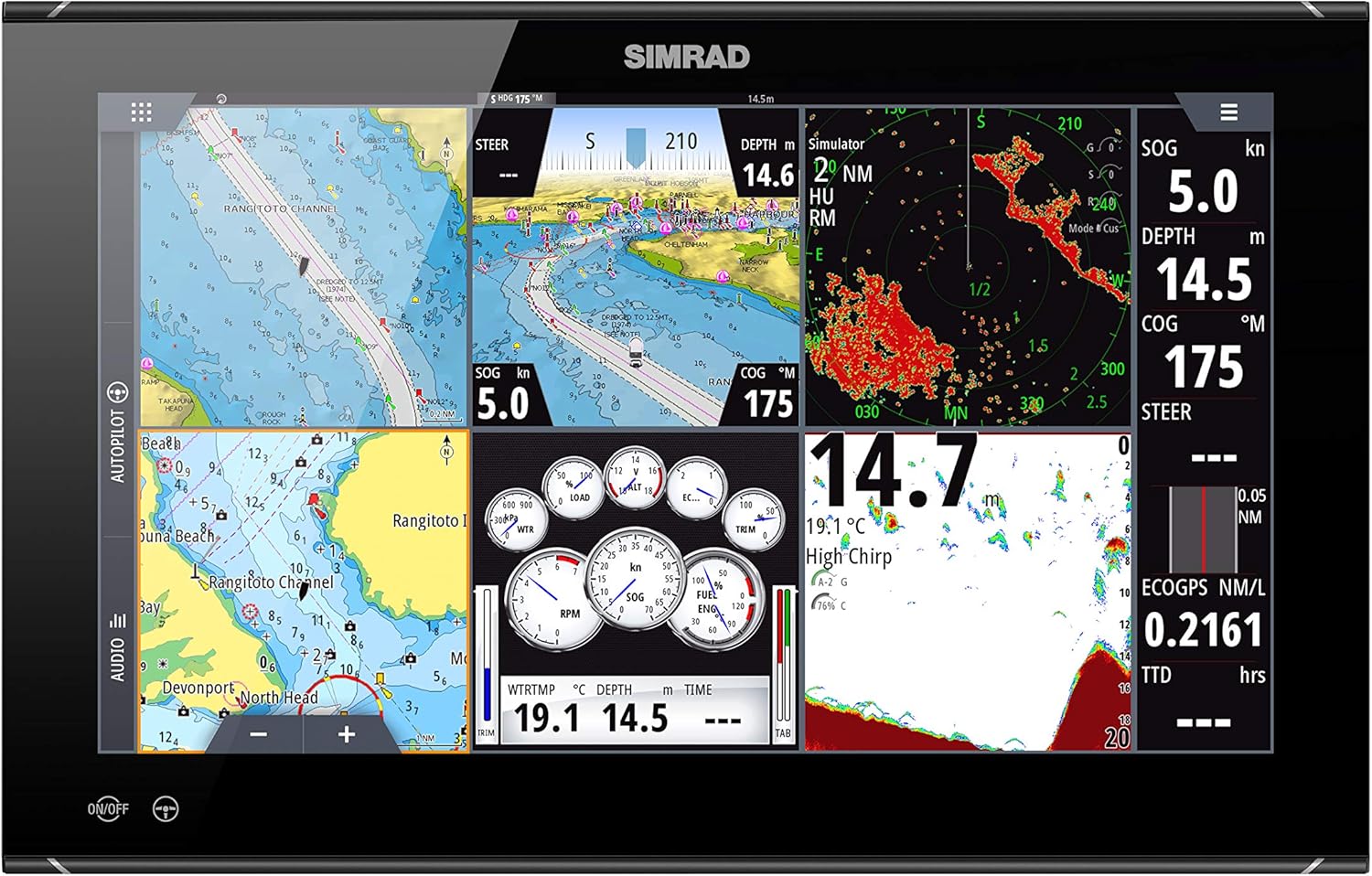 Amazon.com: SIMRAD NSO EVO3S High-Performance 19-inch Multi-Function ...