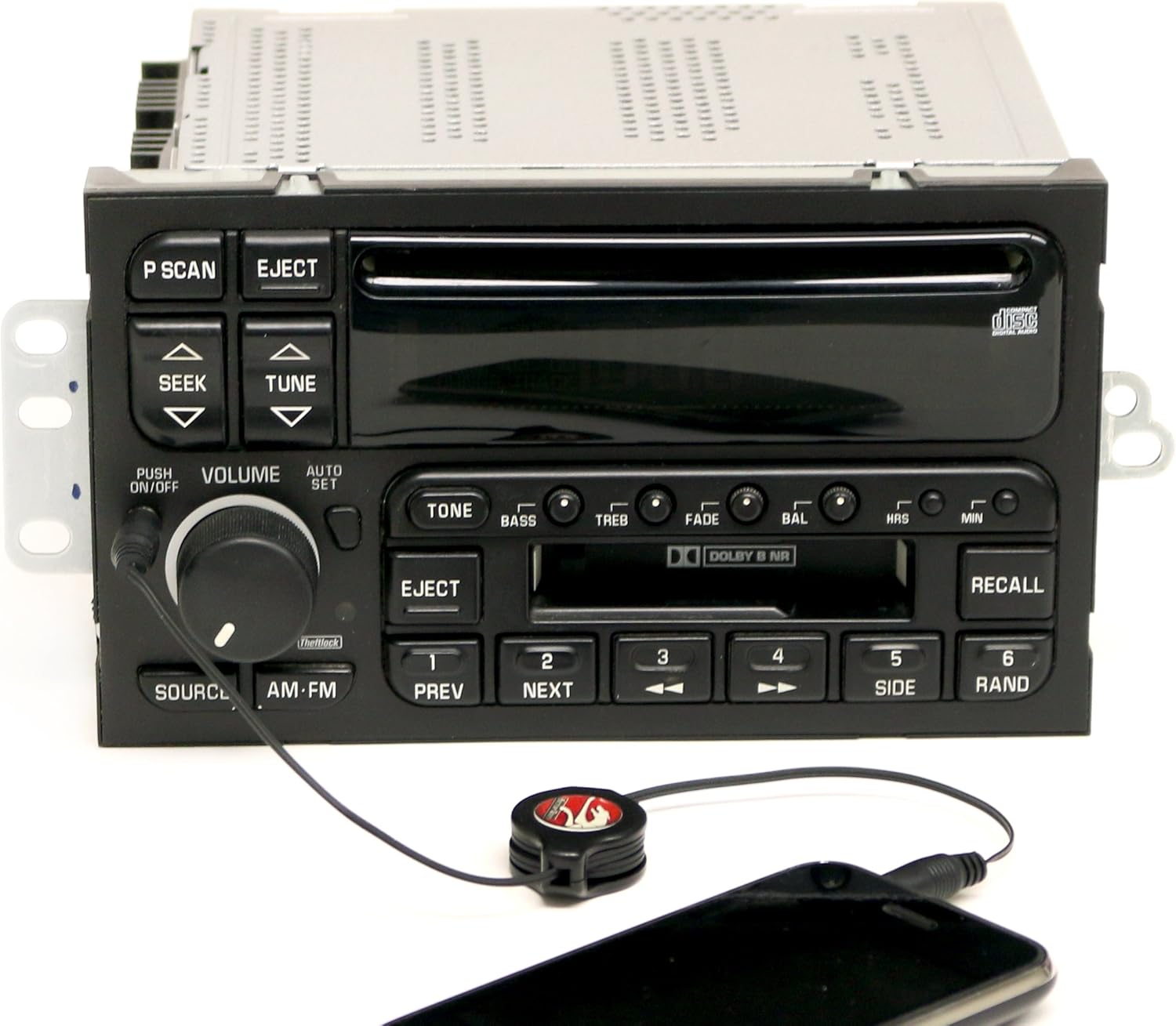 Amazon.com: 1 Factory Radio AM FM CD Cassette w Aux Input 1996-2003 ...