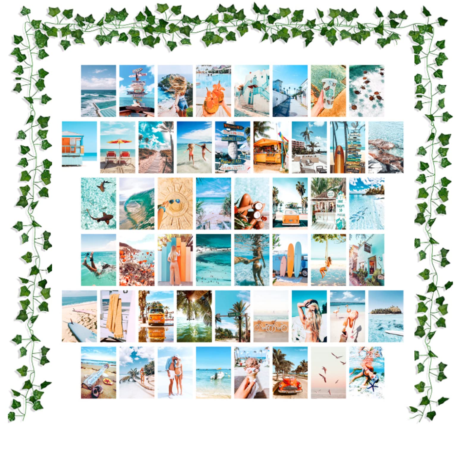 Buy Facerain 50pcs Wall Collage Kit Aesthetic Pictures , 4 x 6 Inch ...