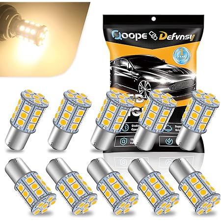Amazon.com: Efoxcity 12V 1156 10 Pack Bright 1156 1141 1003 50-SMD White LED Bulbs For Car ...