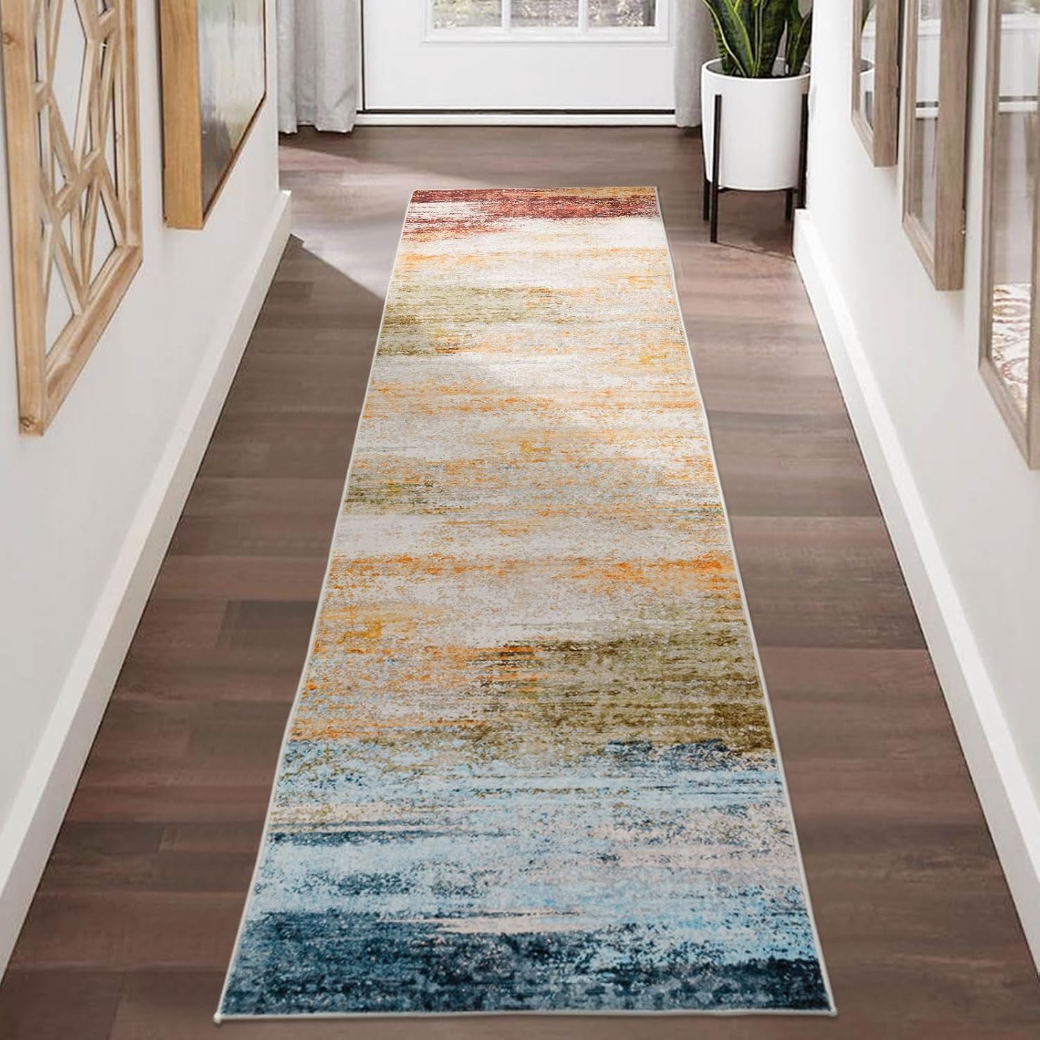 Taleta GRAFFIT Washable Runner Rugs for Living Room Hallway Kitchen Rug ...