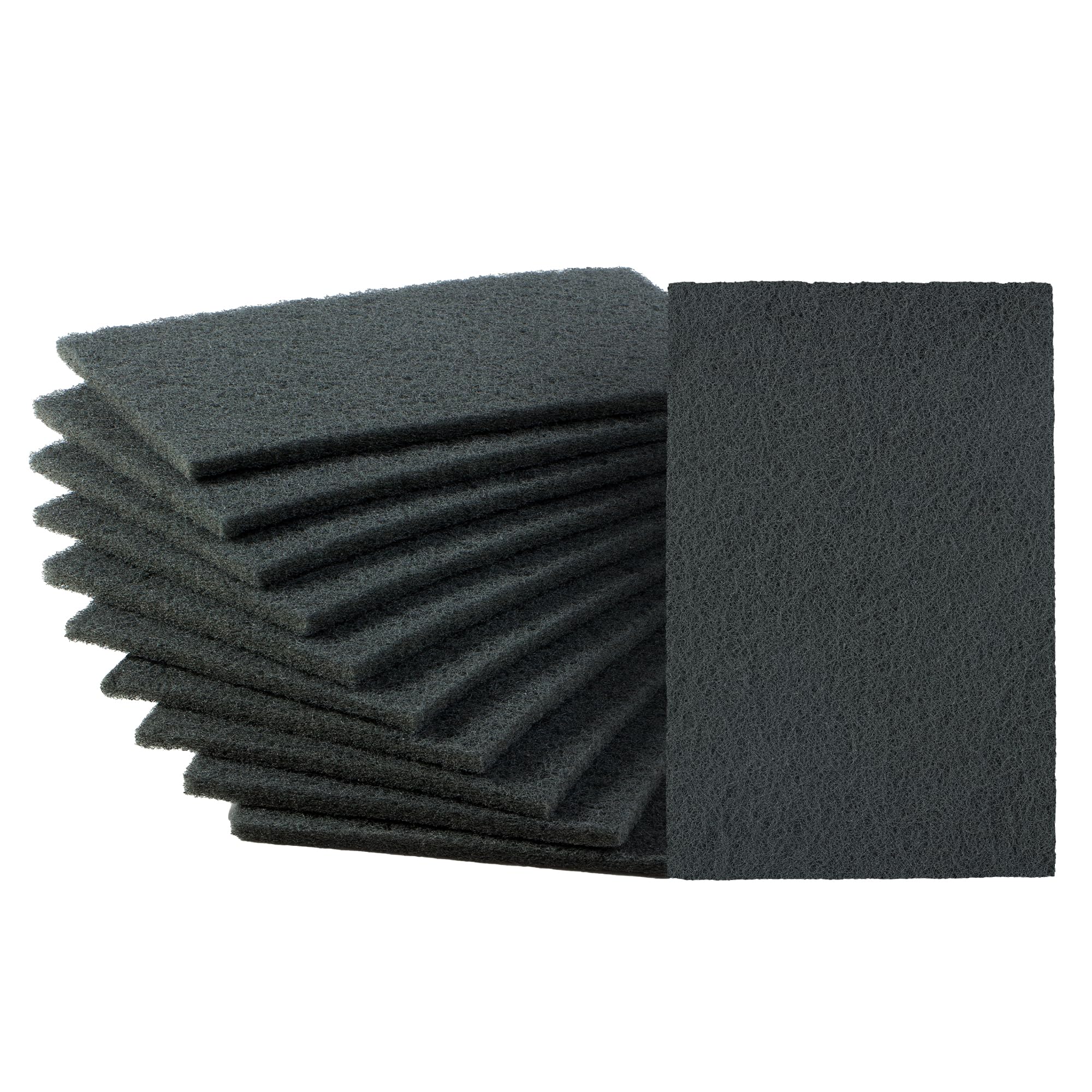 MIDO Professional Abrasive 6” x 9” Scuff Pads 10PCS Gray Ultra Fine ...