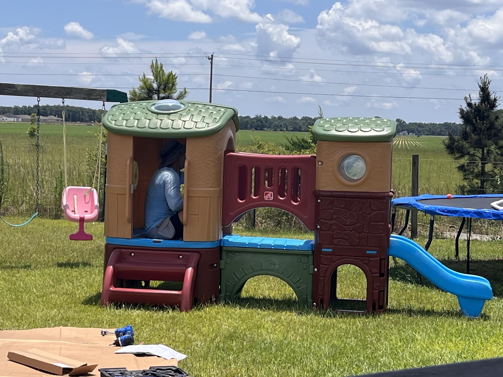 $48/mo - Finance Step2 Clubhouse Climber Playset for Kids, Jungle Gym ...