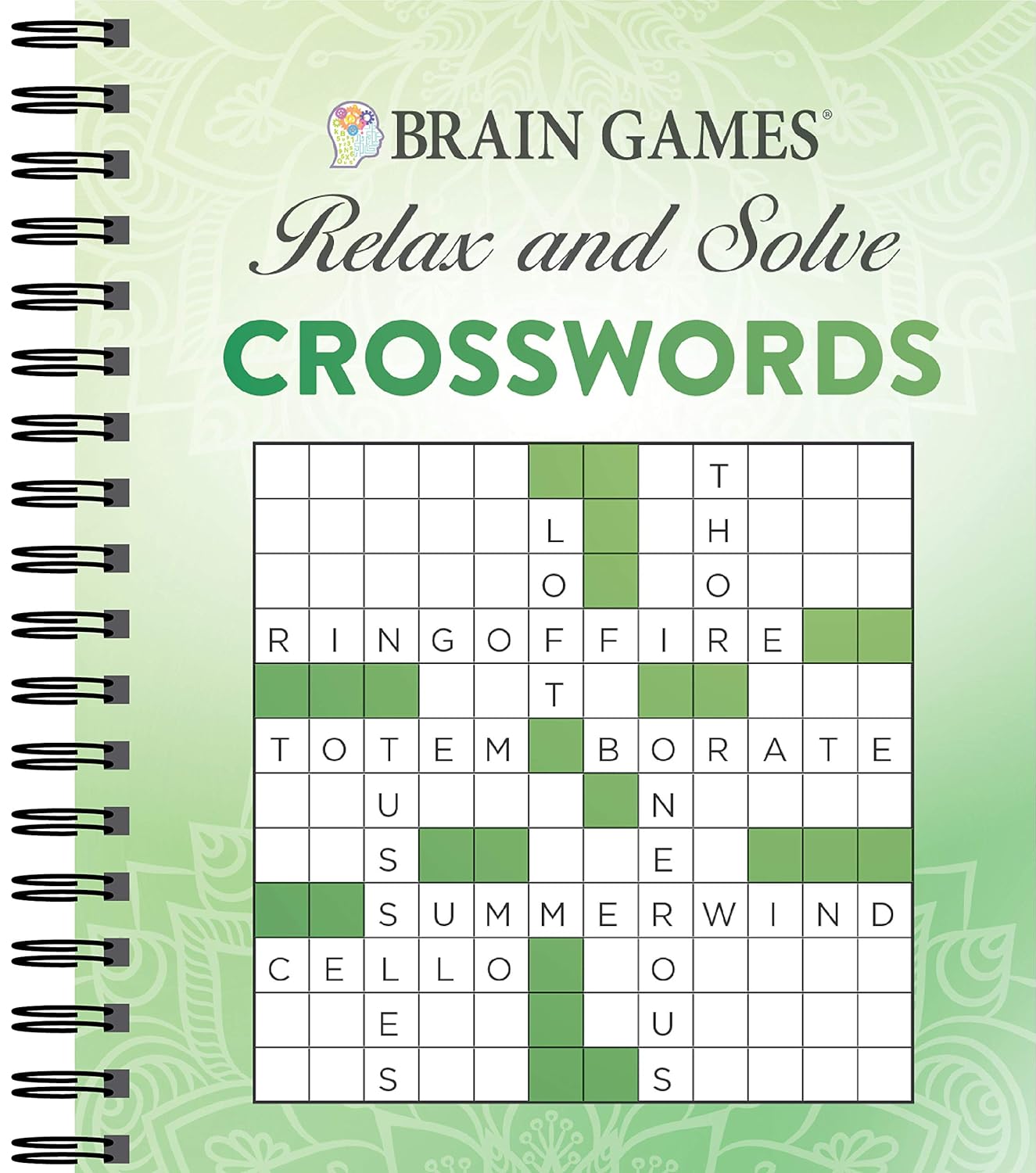 Brain Games - Relax and Solve: Crosswords (Green): Publications ...