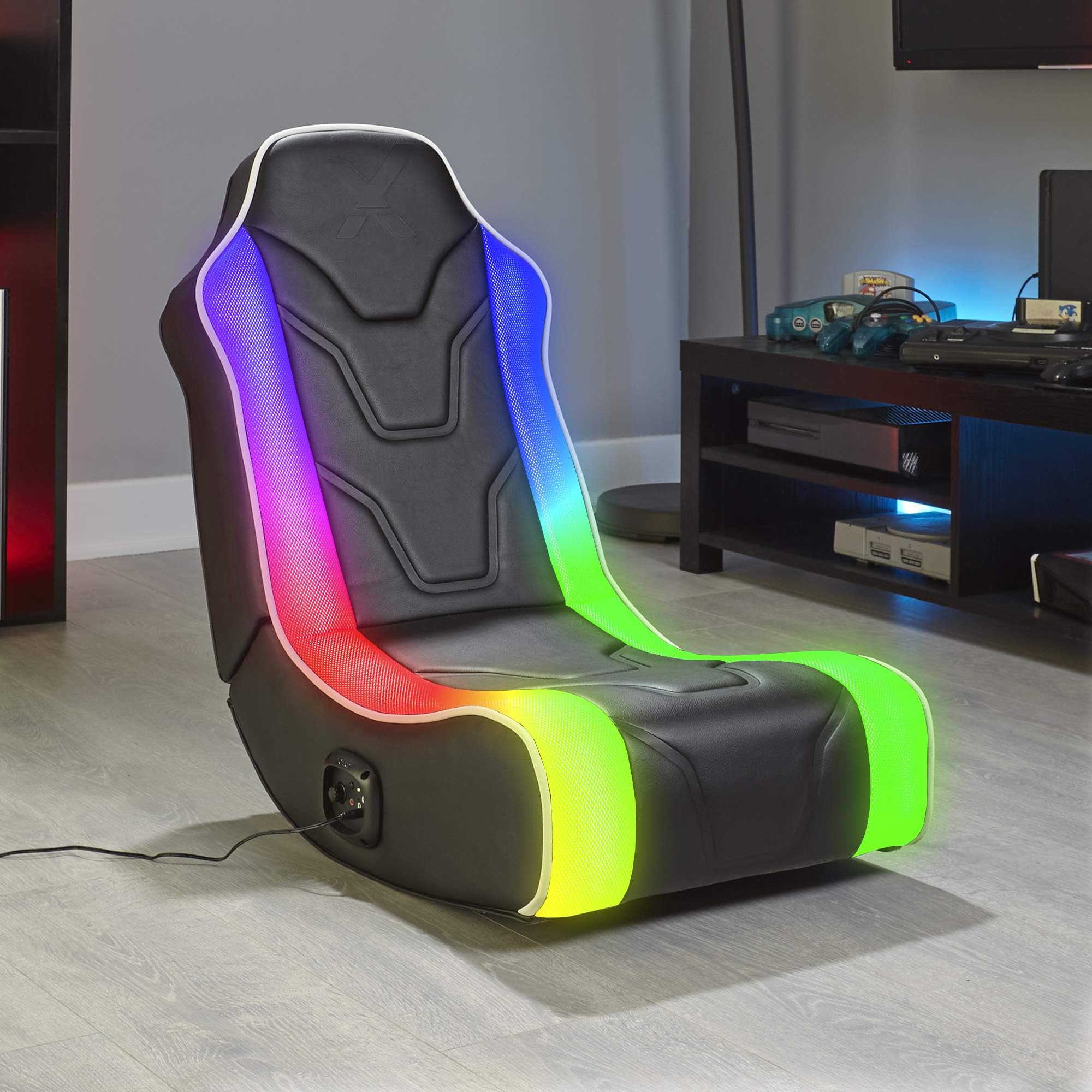 X Rocker Fauteuil Gaming à Bascule Chimera RGB 2.0 avec système Audio 2 ...