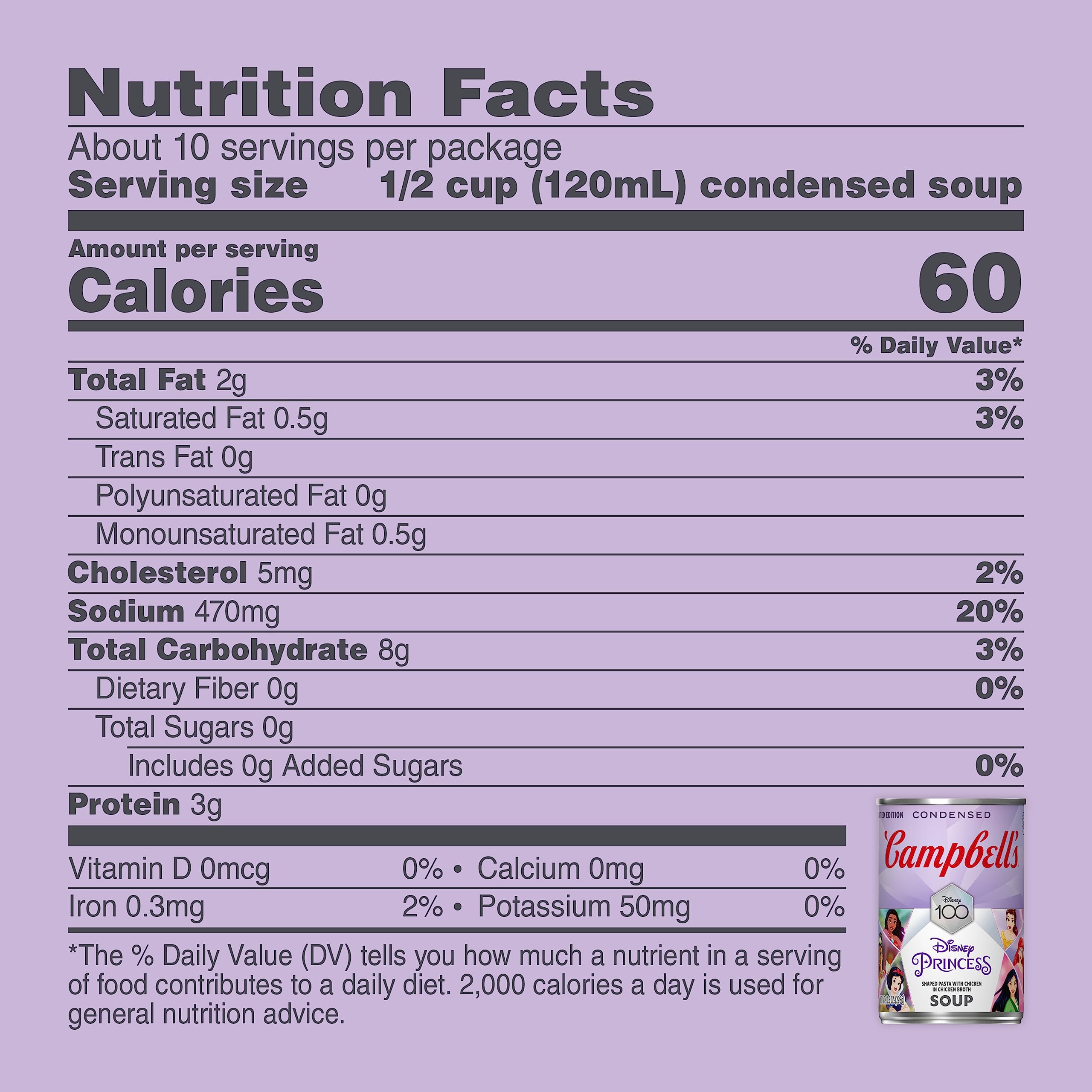 Snapklik.com : Campbells Condensed Chicken Soup, Disney Princess Shaped ...