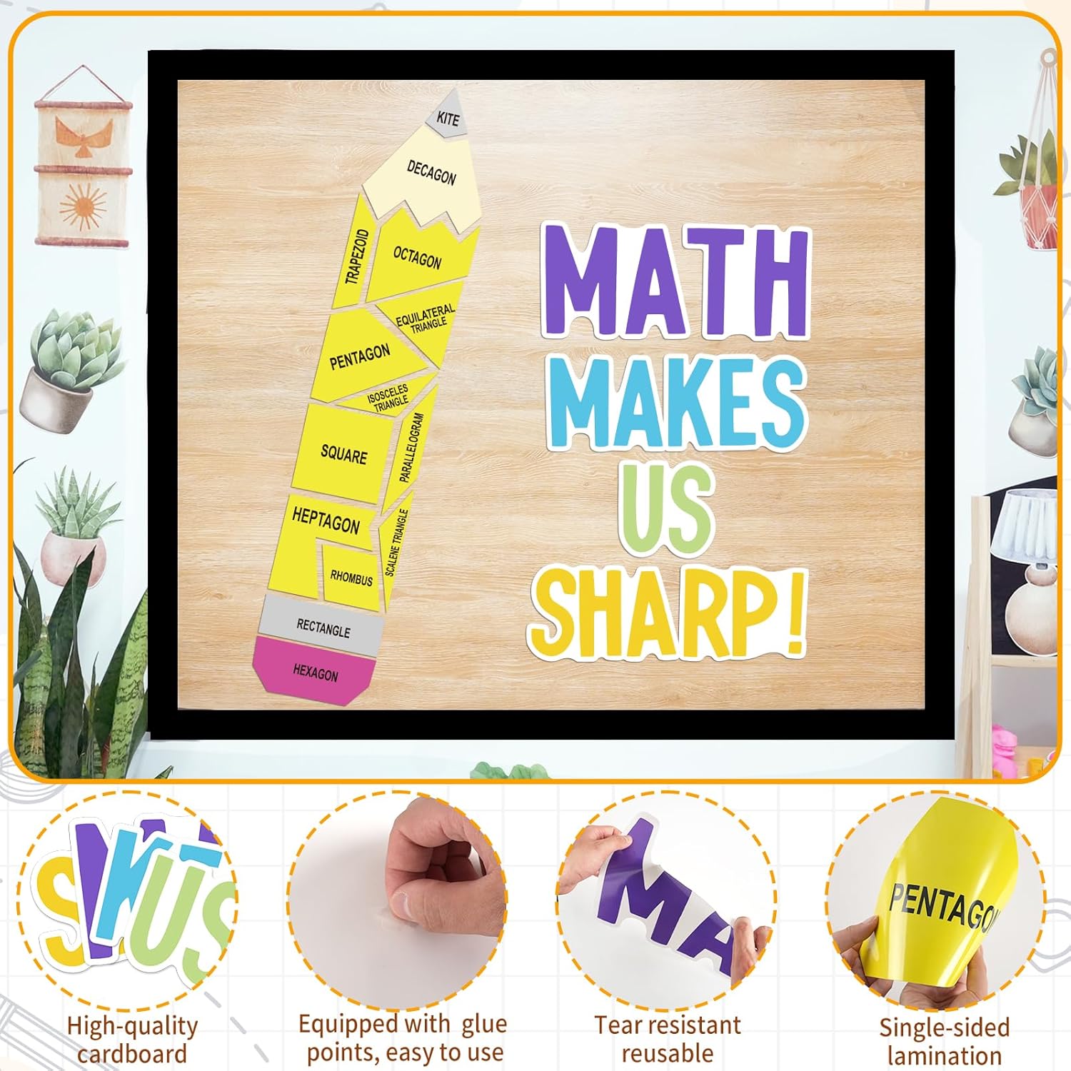 Math Bulletin Board Decorations Sets, Pencil Philippines | Ubuy