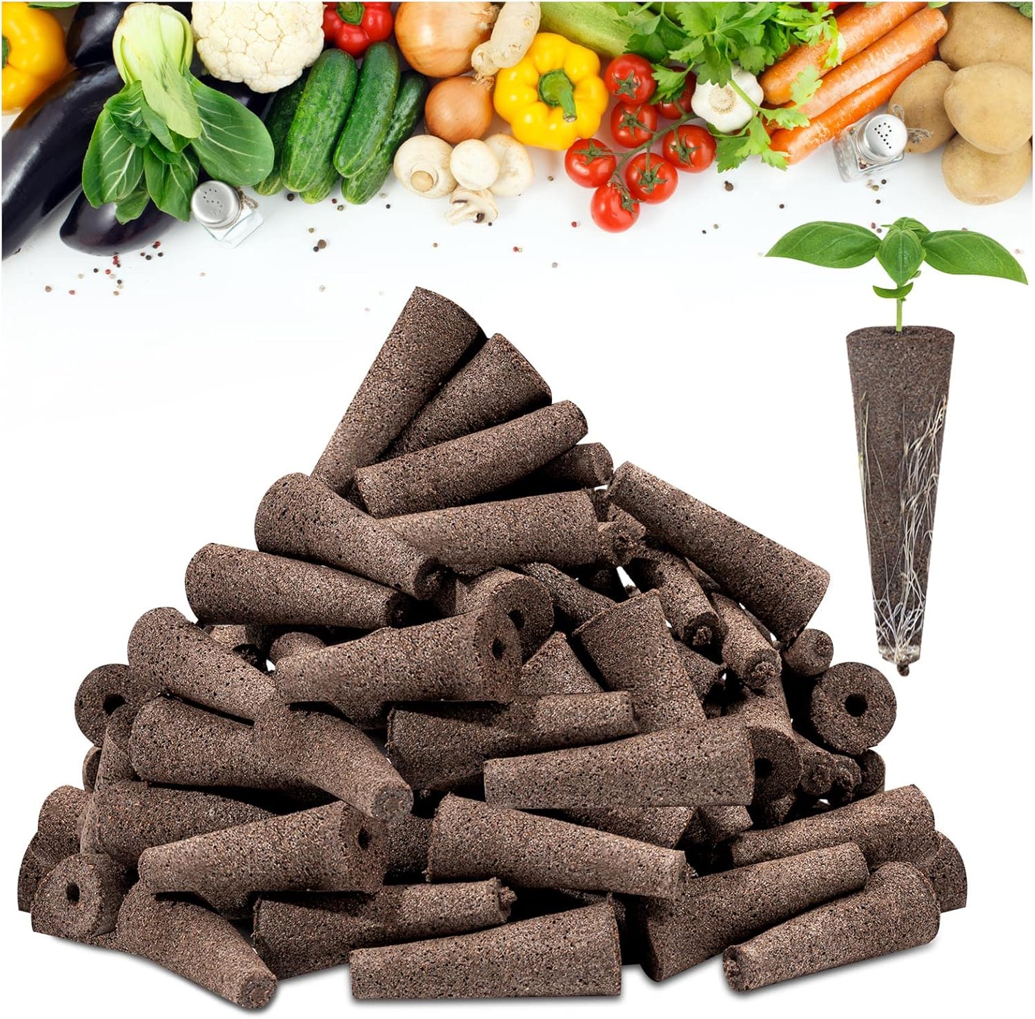 Amazon.com : 70 Pack Grow Sponges, Seed Pods Replacement, Sponges Seed ...
