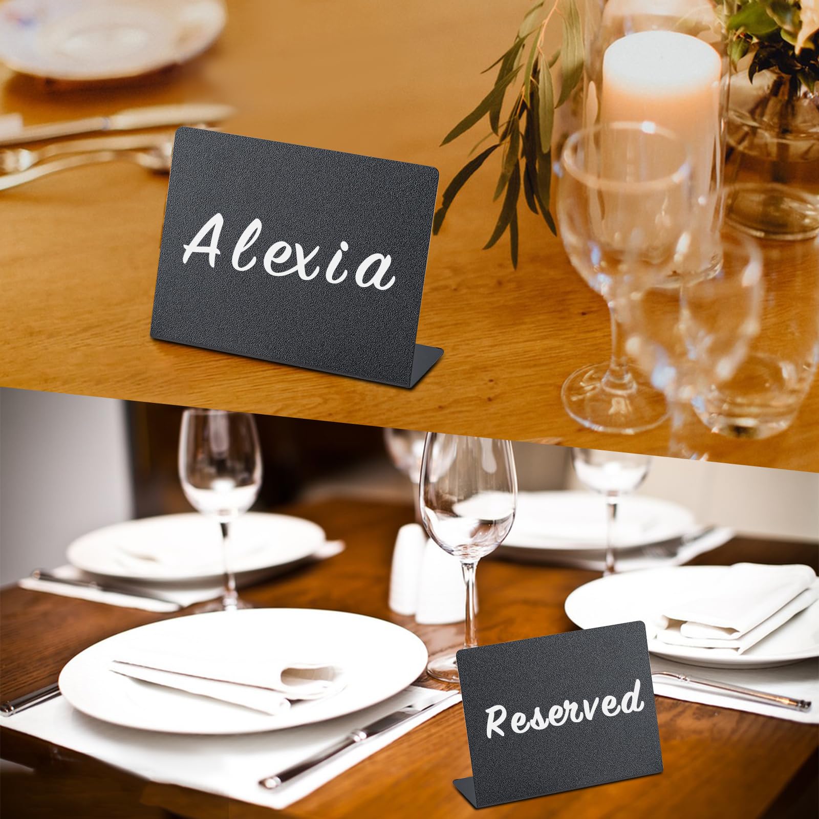 Snapklik.com : BOOMIBOO 20 Pack 4"x3"Mini Chalkboard Signs, Reusable ...