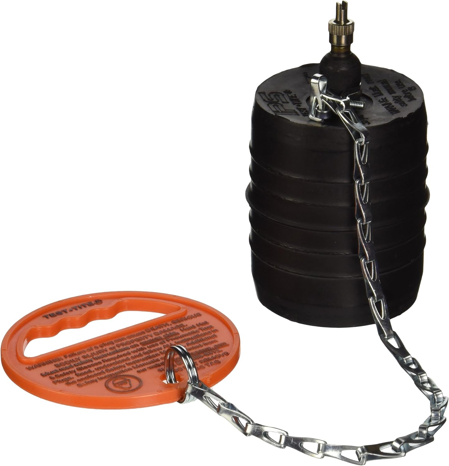 EZ-FLO 78002 Pneumatic Test Plug, 3 inch, Black - Air Compressor ...