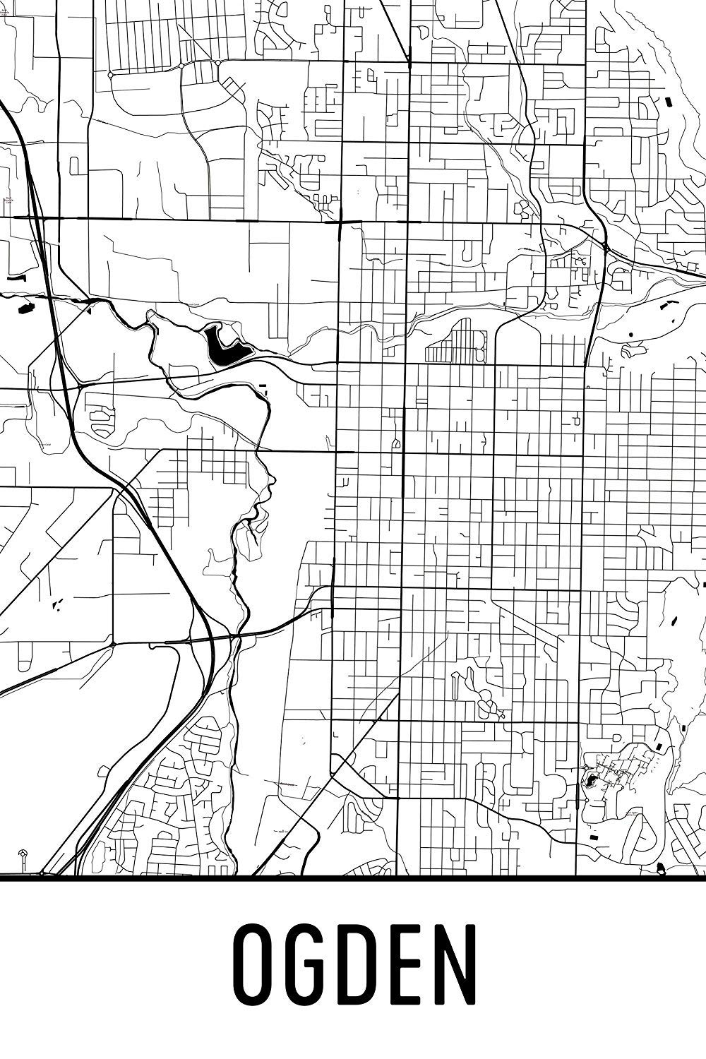Printable Map Of Ogden Utah