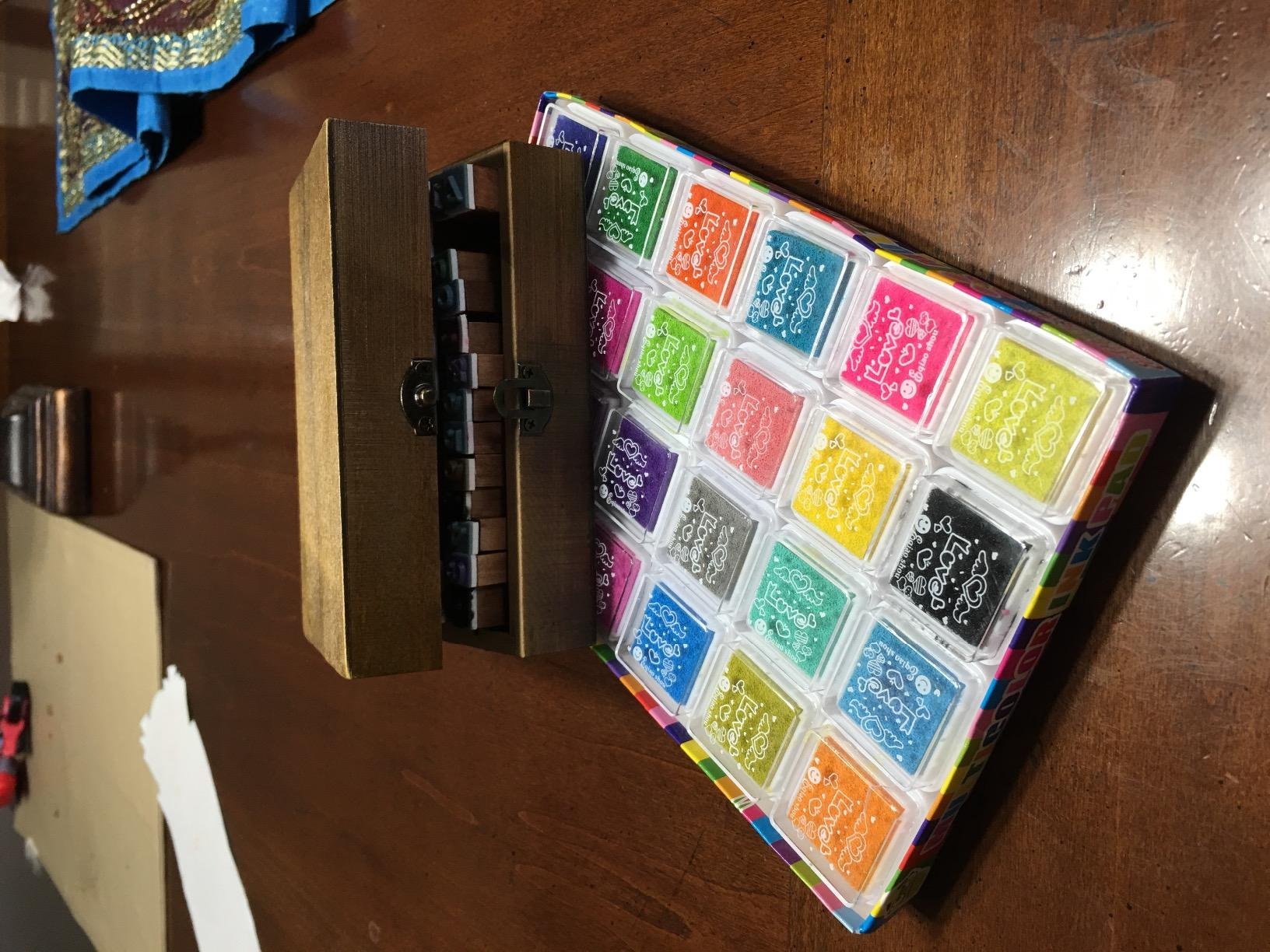 Amazon.com: Unime Rubber Alphabet Stamps Set, 70pcs Wooden Rubber ...