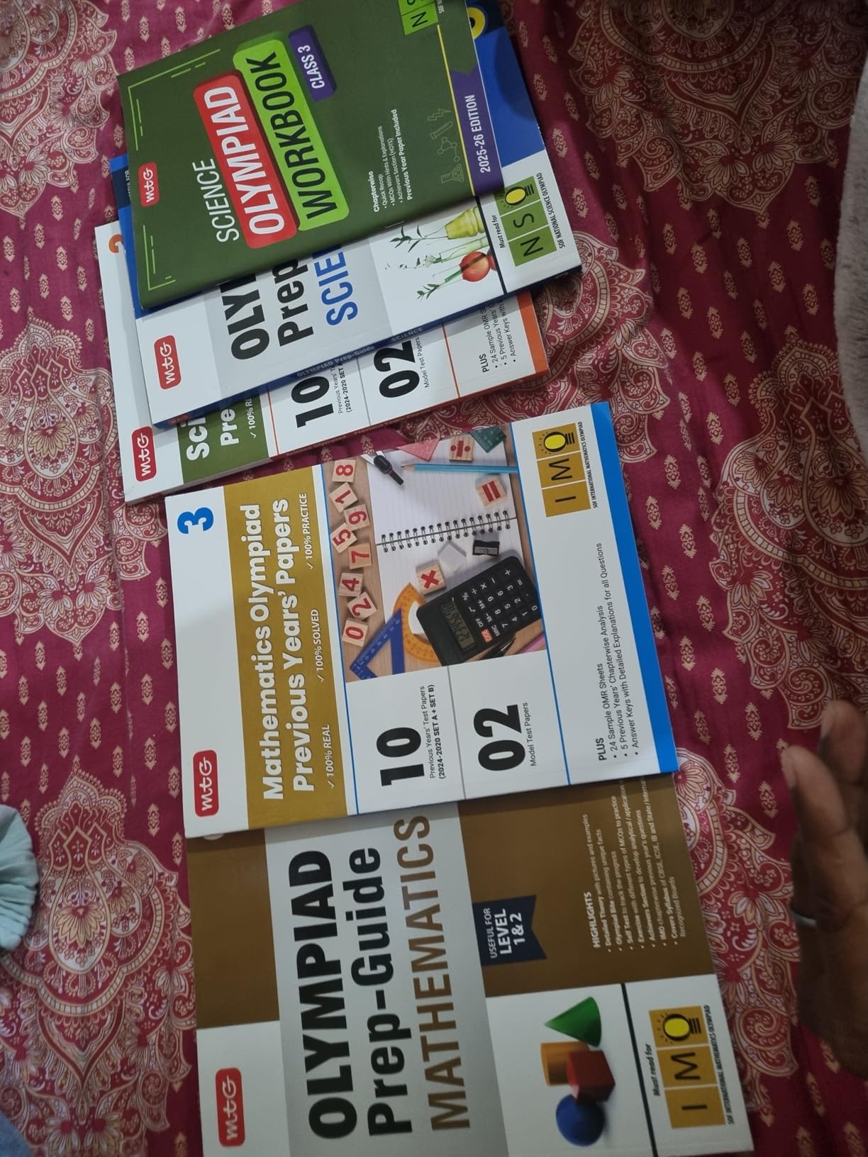Buy MTG Class-3 Mathematics & Science (IMO-NSO) Olympiad Workbook, Prep ...