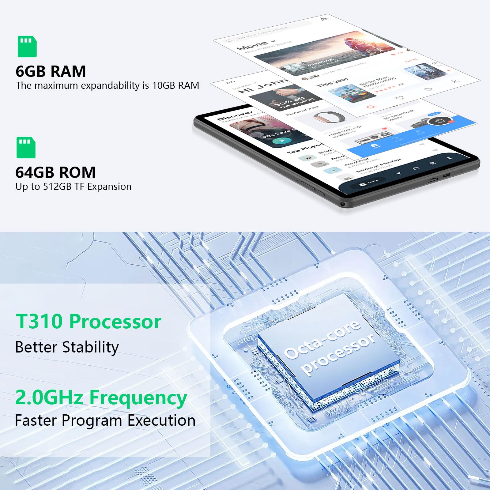 Snapklik.com : C3 10.1 Inch Android 13 Tablet, 10