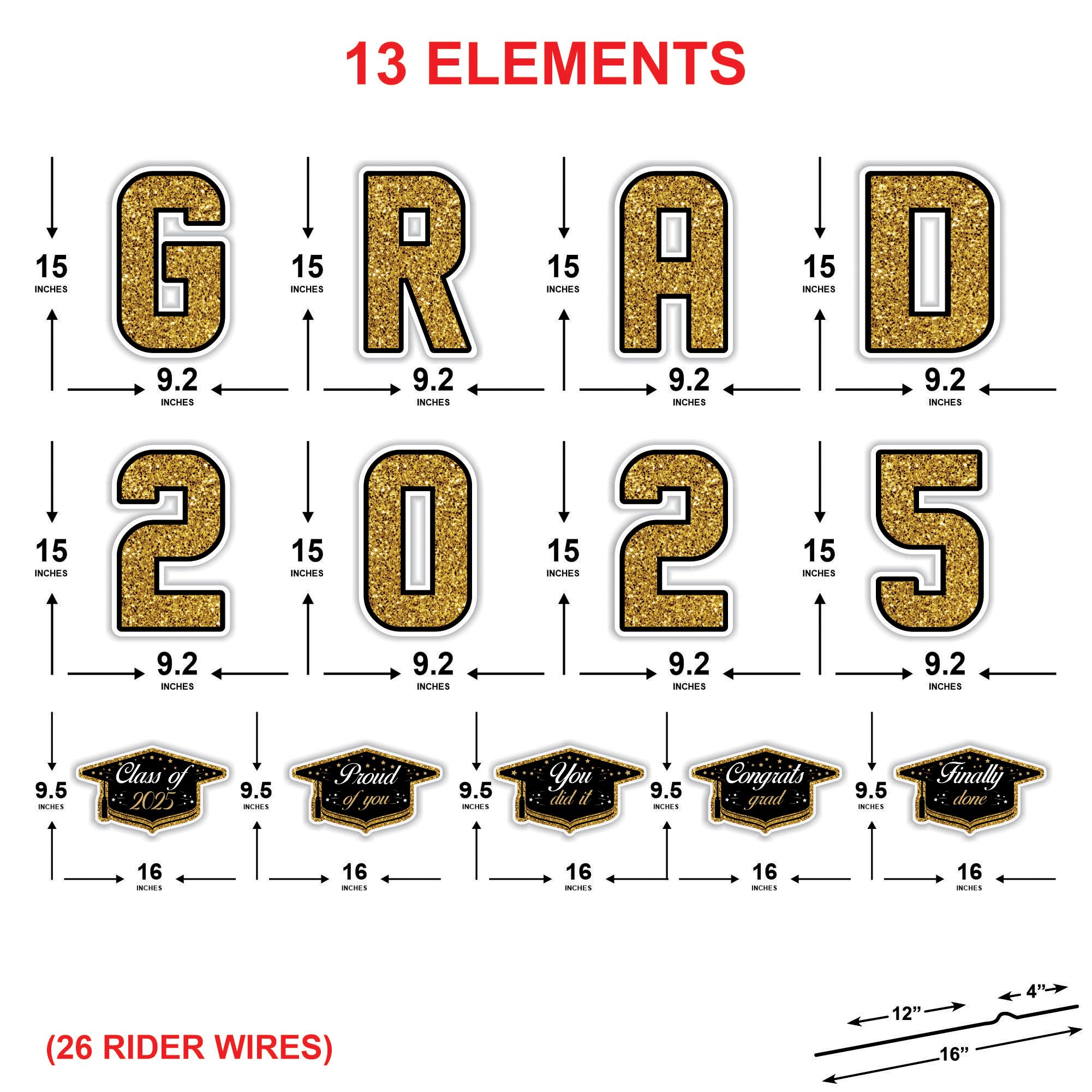 Letras De Graduacion 2017 Amazon.com: Letras De Letrero De Graduación